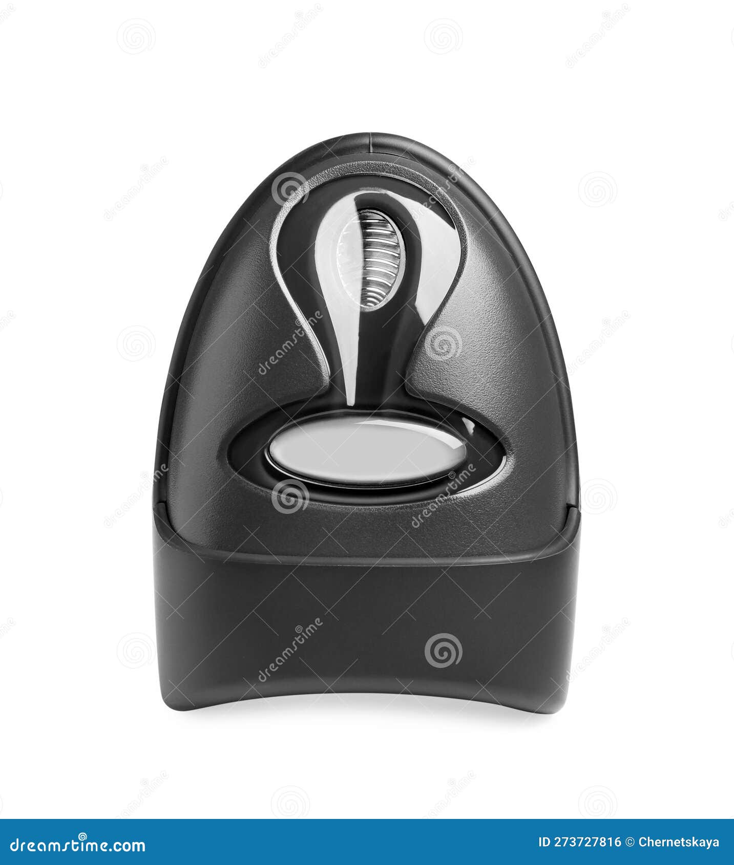 Black Modern Barcode Scanner Isolated on White Stock Photo - Image of ...