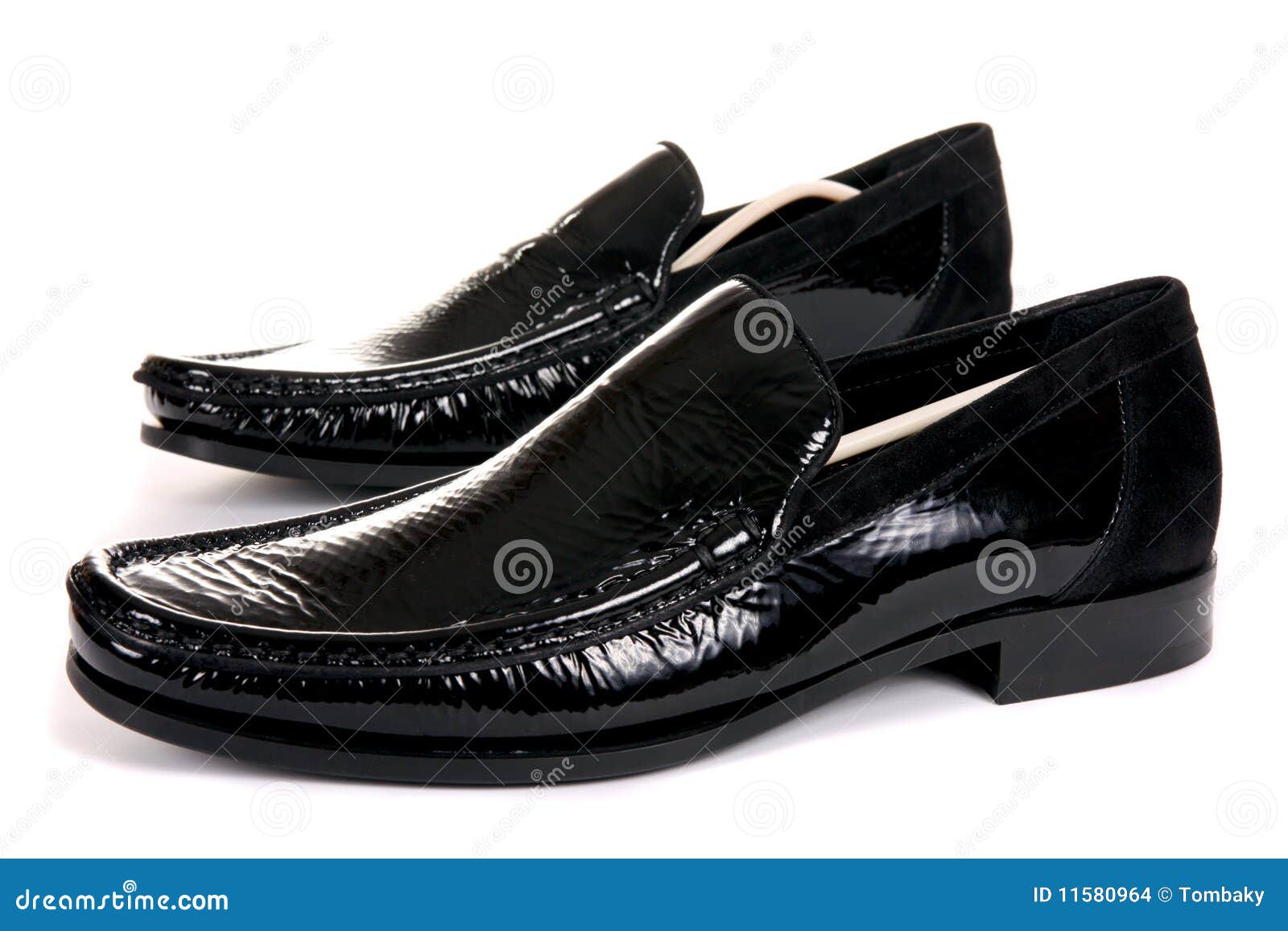 Black modern male shoes stock photo. Image of laces, adult - 11580964