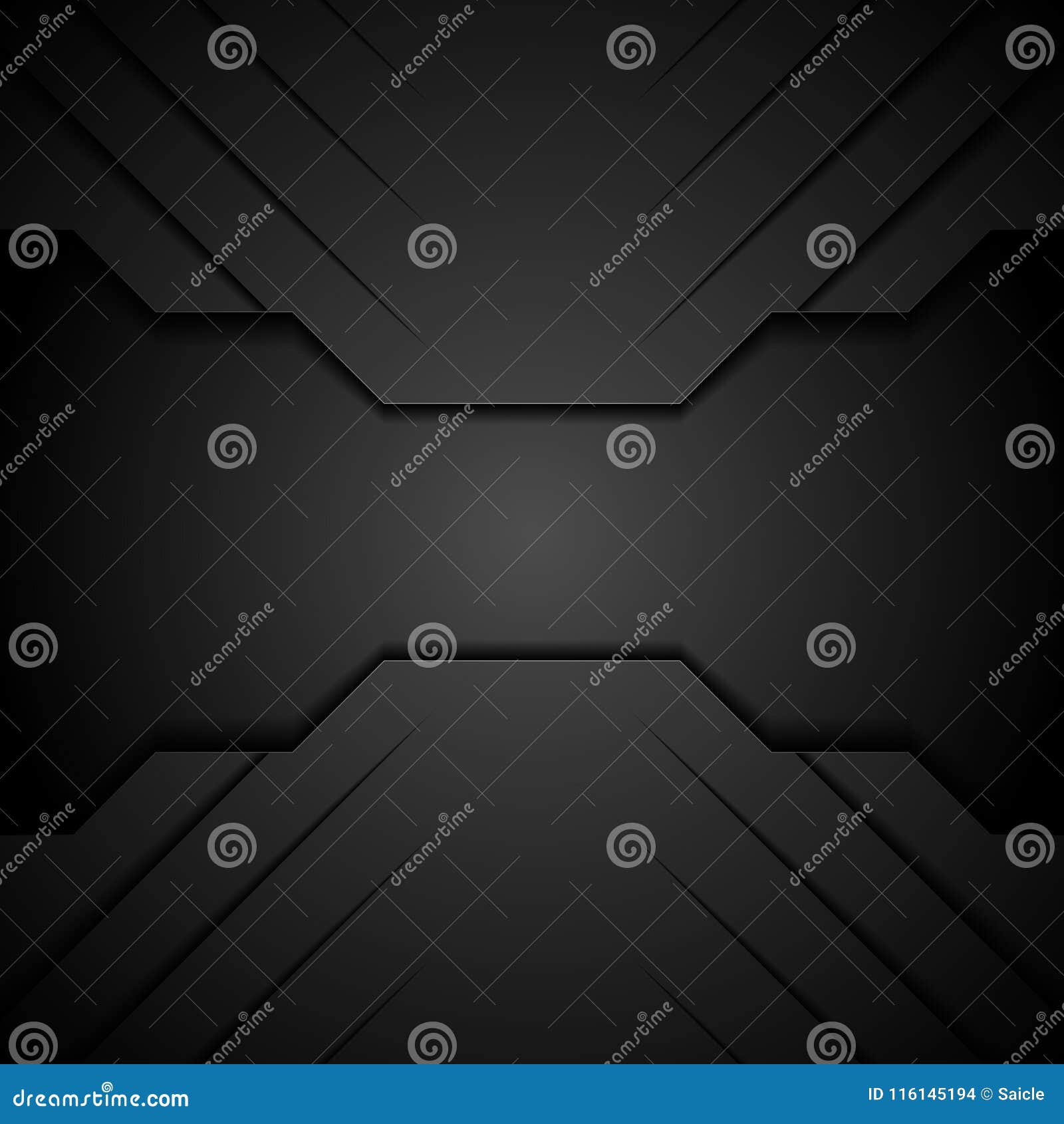 Black Modern Tech Concept Abstract Background Stock Vector ...