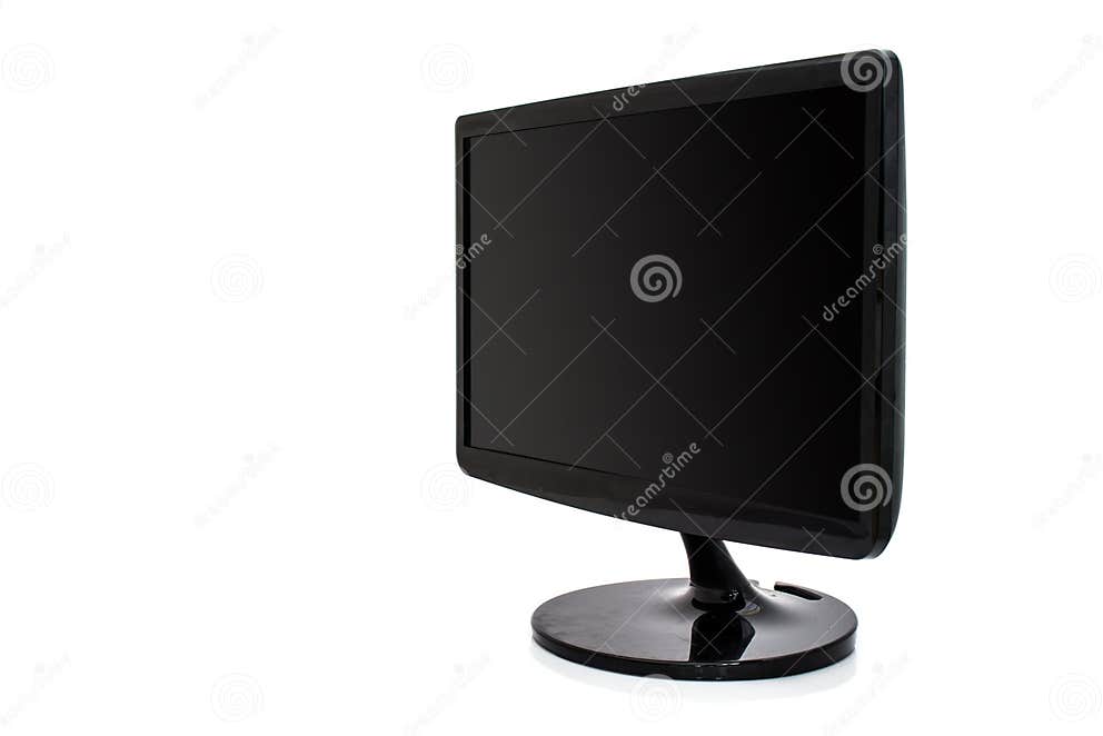 Black monitor computer stock photo. Image of desktop - 60295122