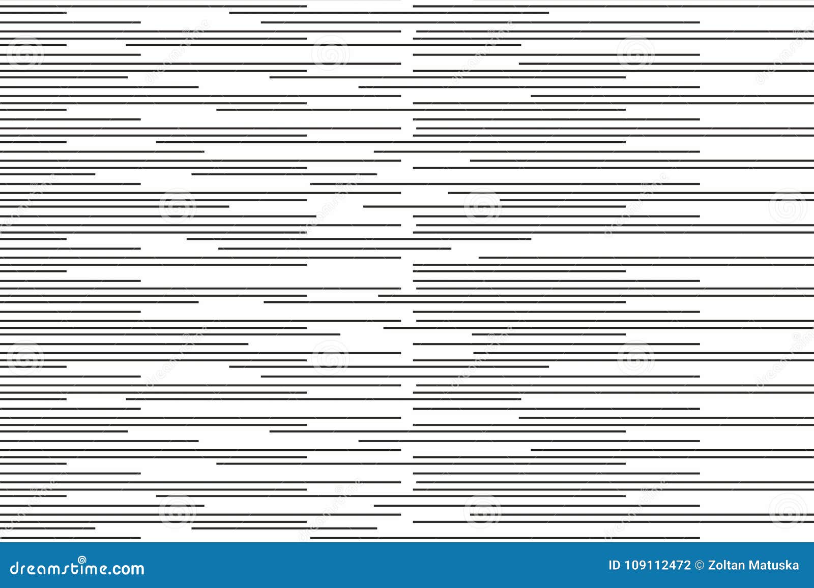 Black Monochrome Different Size Horizontal Lines. Stock Vector ...