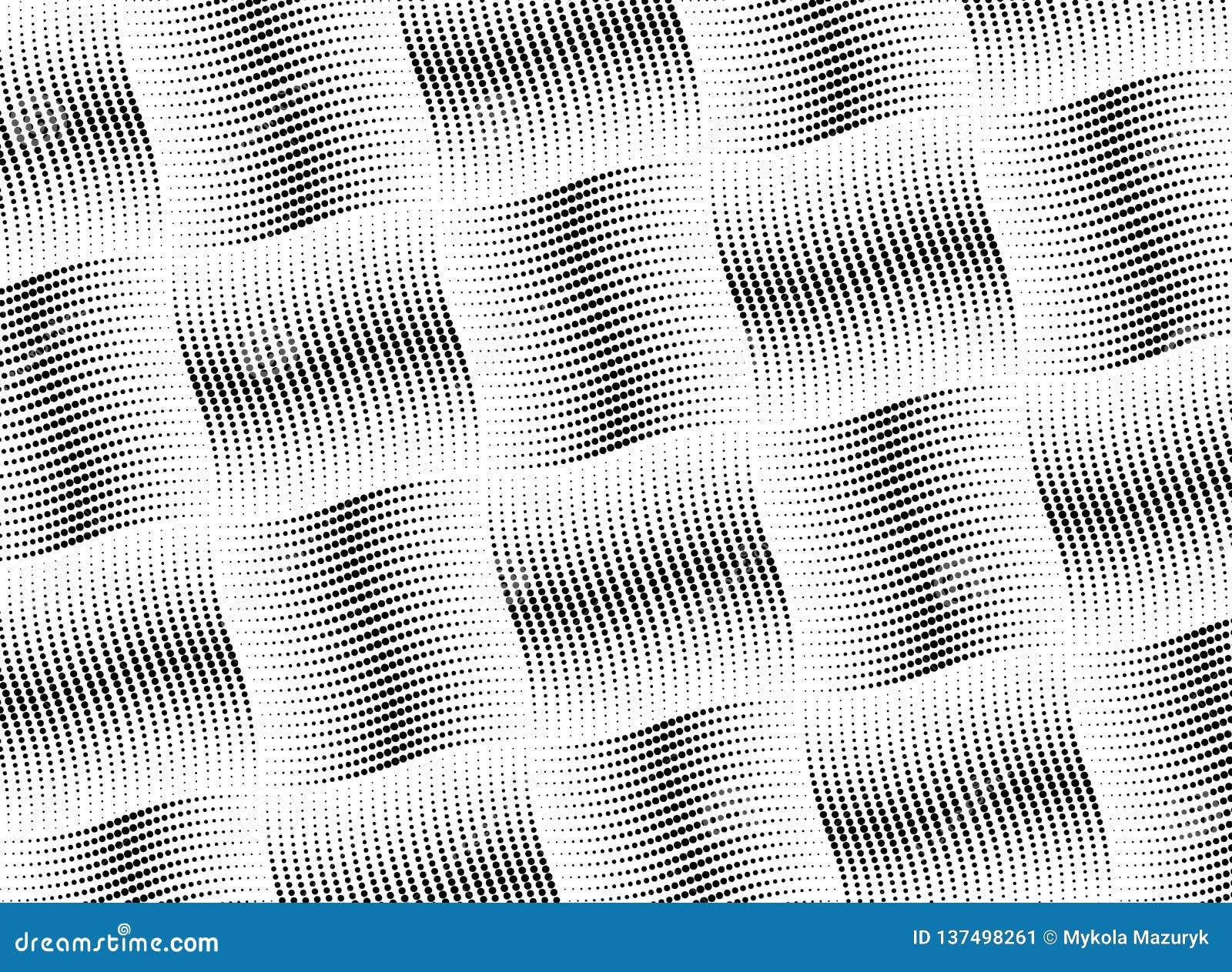 Black Monochrome Dotted Pattern Stock Vector - Illustration of paper ...