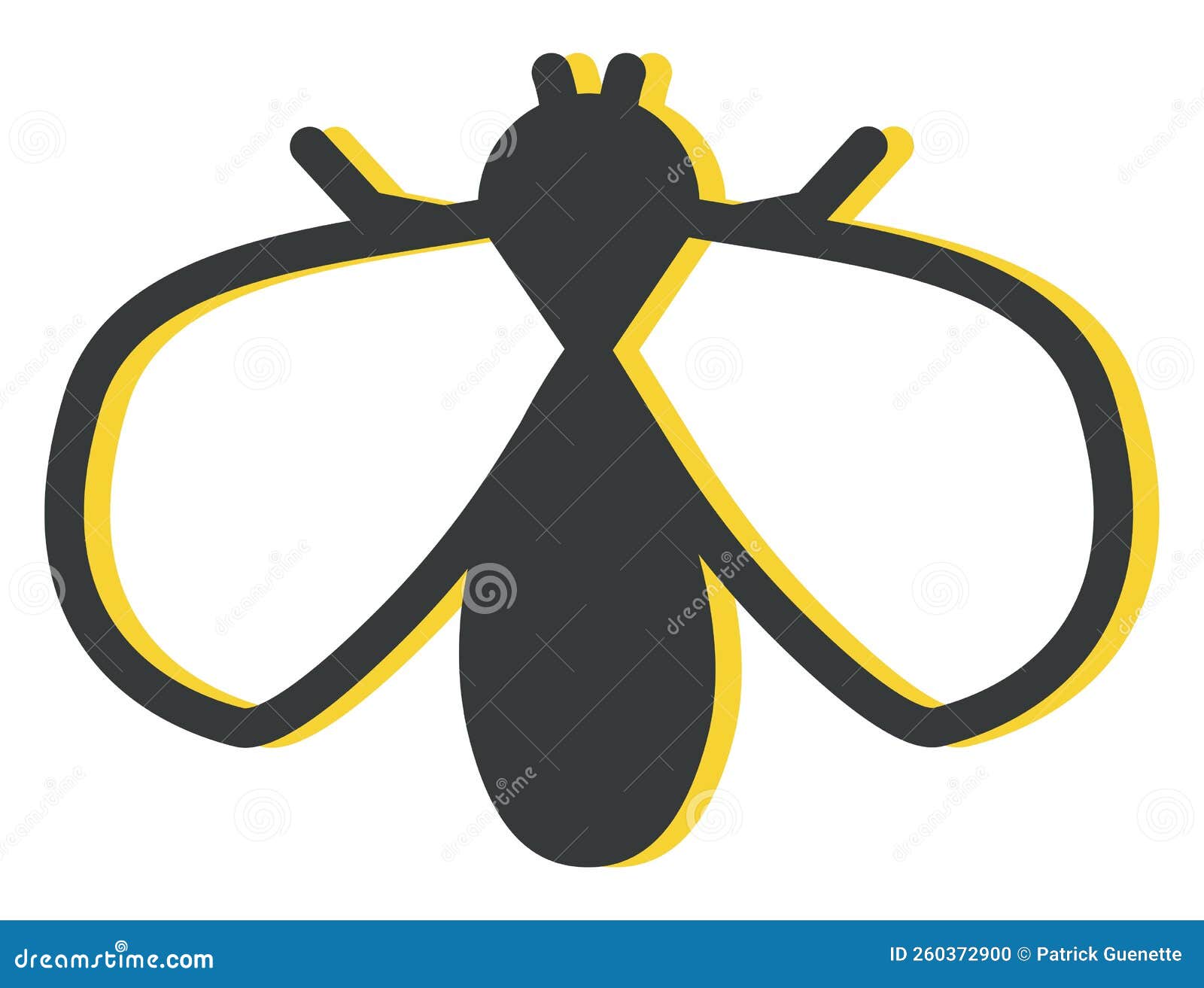 Black Moth Savanna Elven Wallpaper With 2d Mothman Illustration ...