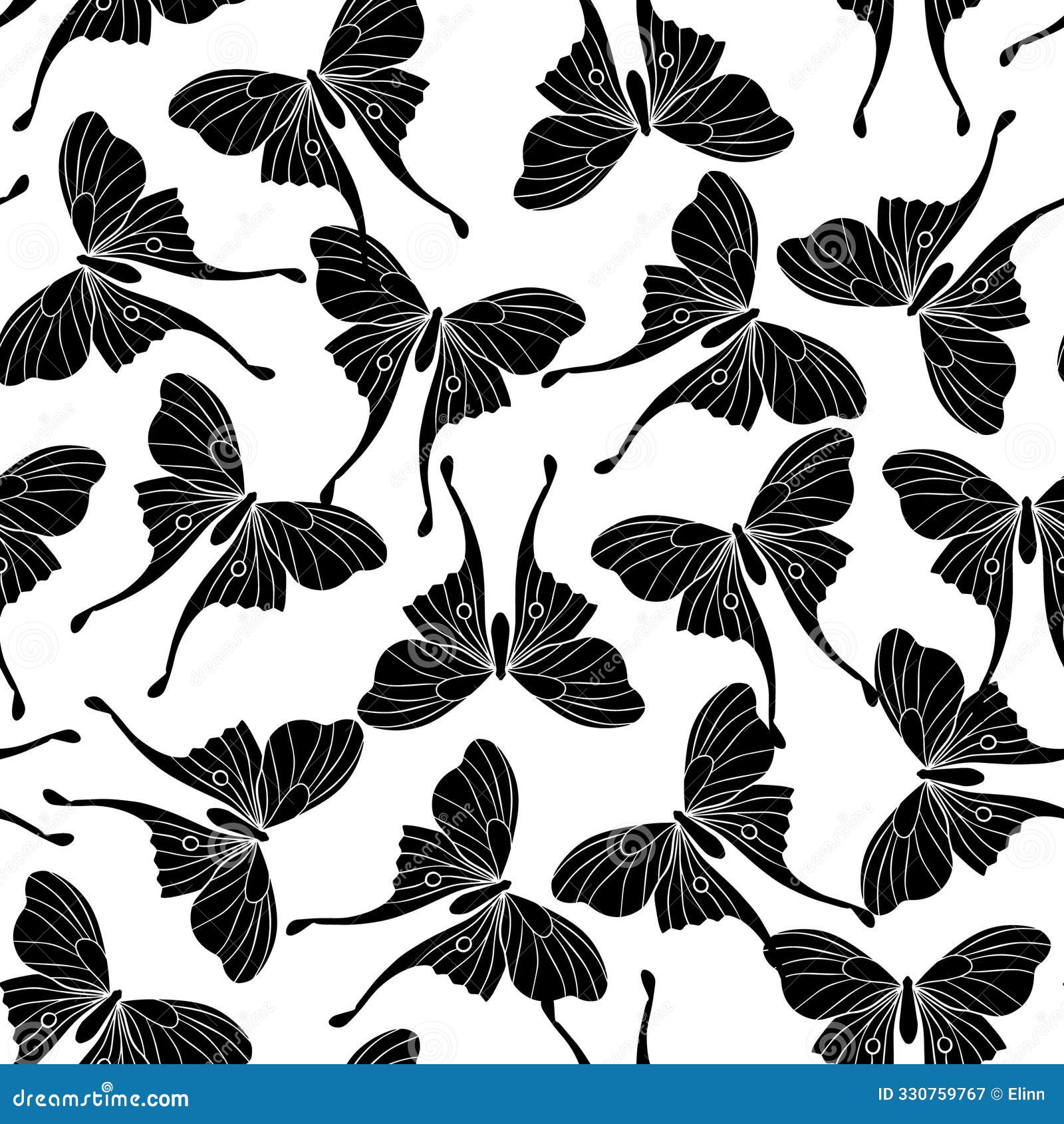 Black Moth Savanna Elven Wallpaper With 2d Mothman Illustration ...