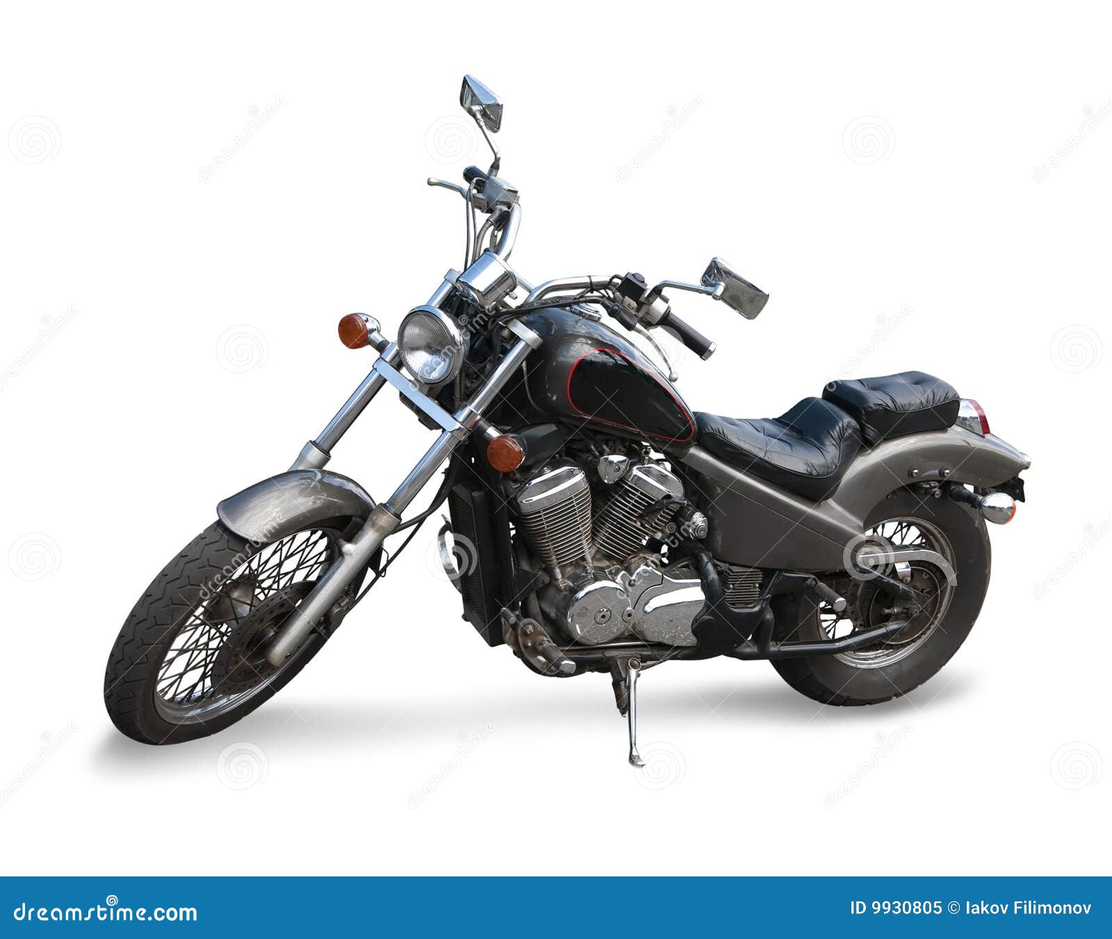 Black motor cycle stock image. Image of black, bike, cycle - 9930805