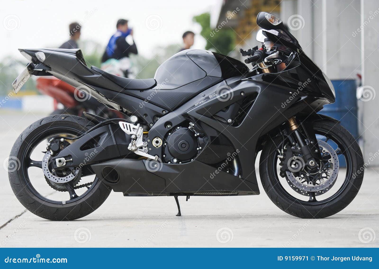 Black motorbike stock image. Image of heavy, hobby, leisure - 9159971