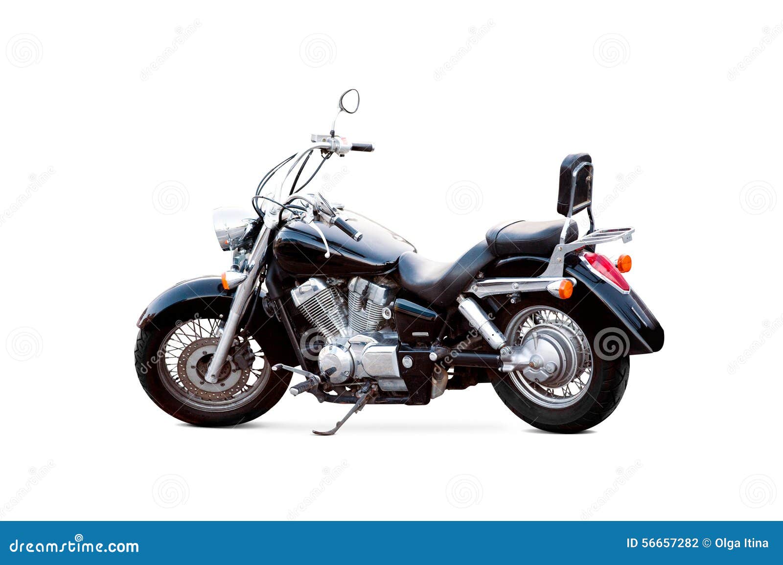 Black Motorbike on White Background Editorial Photography - Image of ...