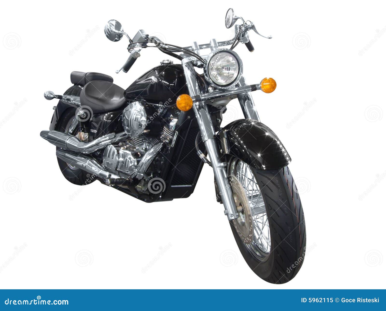 Black motorcycle stock image. Image of exclusive, ride - 5962115