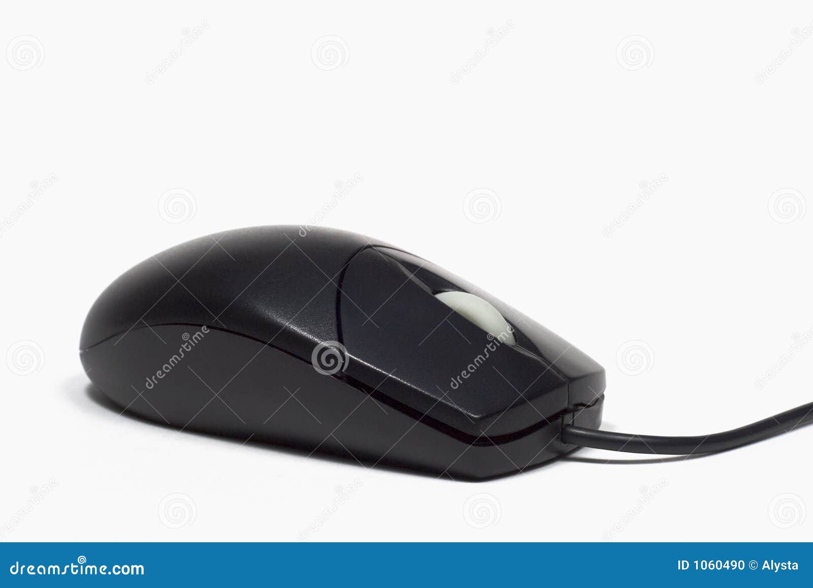 Black Mouse on Angle stock photo. Image of device, pointer - 1060490