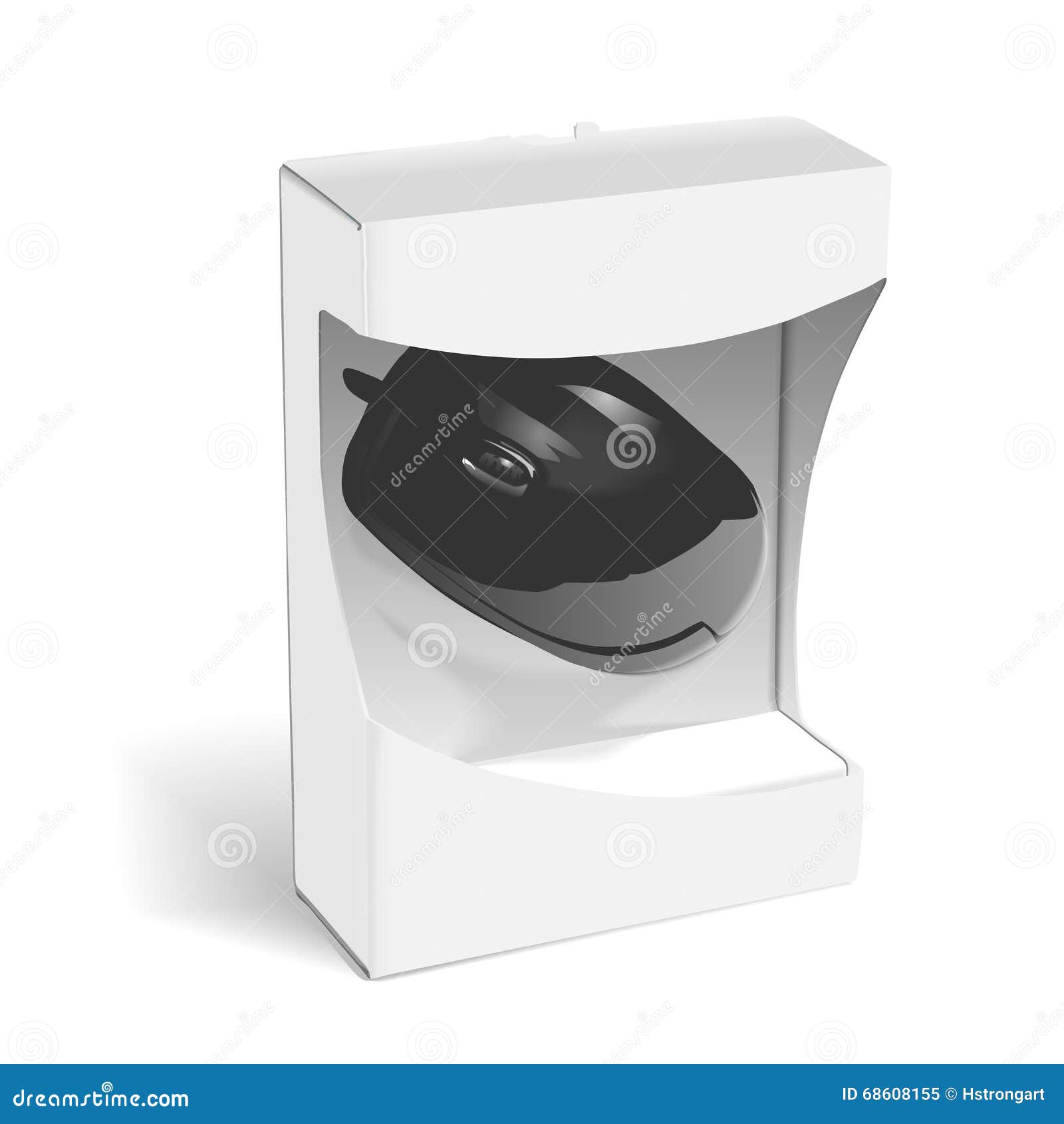 Black mouse stock illustration. Illustration of wrap - 68608155