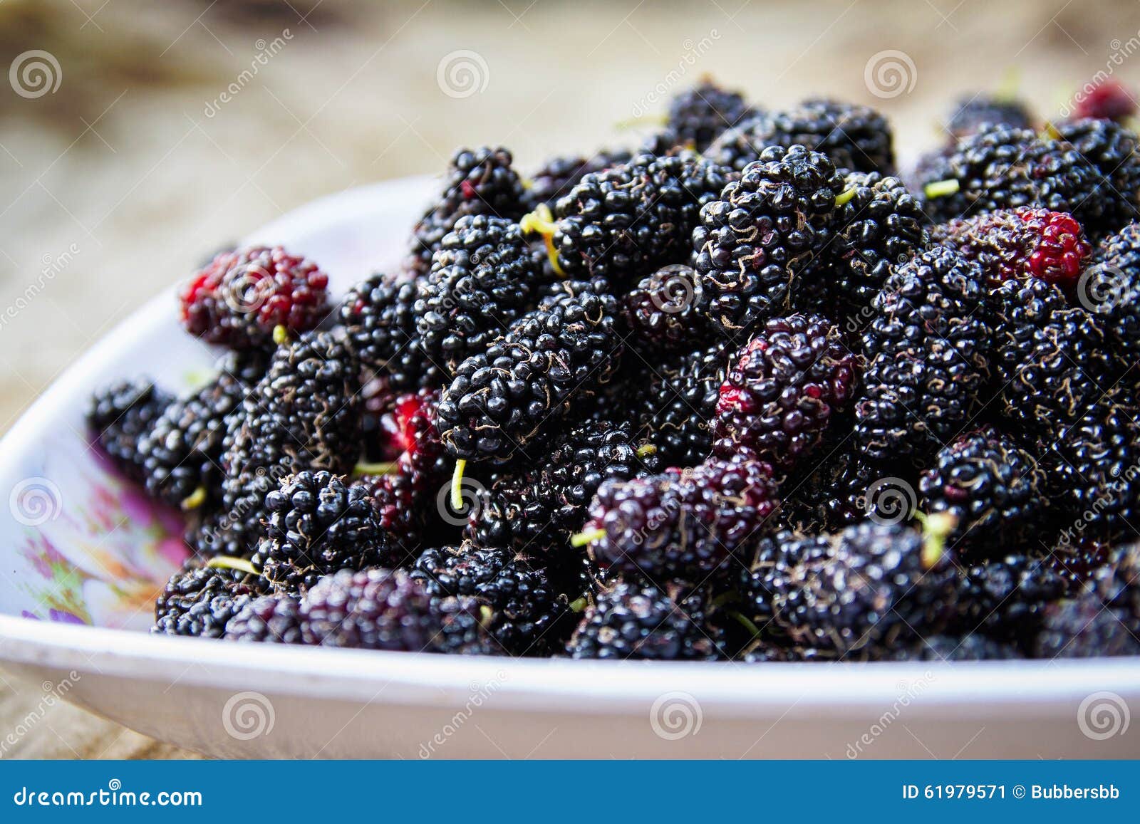 Black Mulberry Sweet Delicious Stock Image - Image of bowl, delicious ...