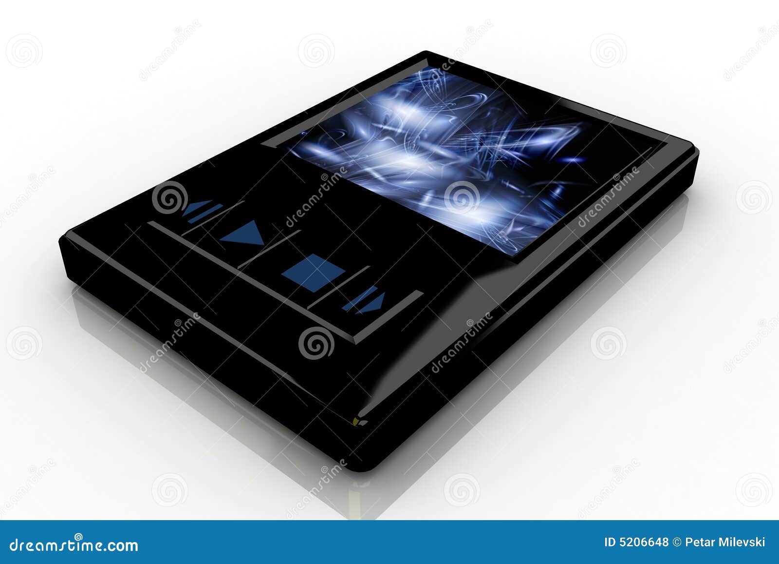 Black music player 2 stock illustration. Illustration of song - 5206648