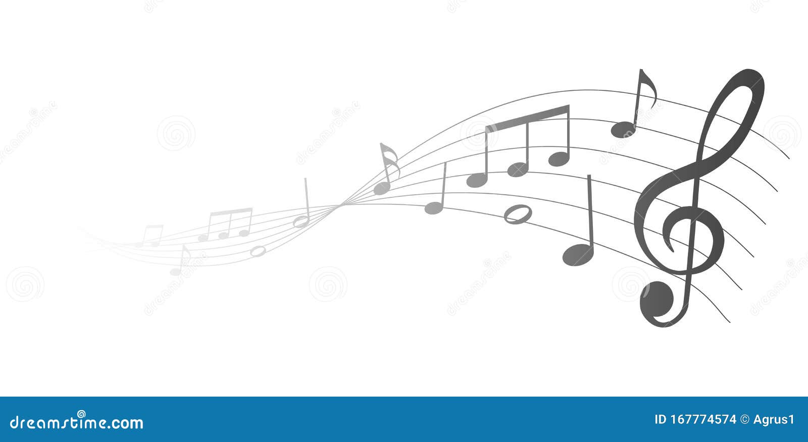 White Musical Notes Black Background Stock Illustrations – 7,909 White ...