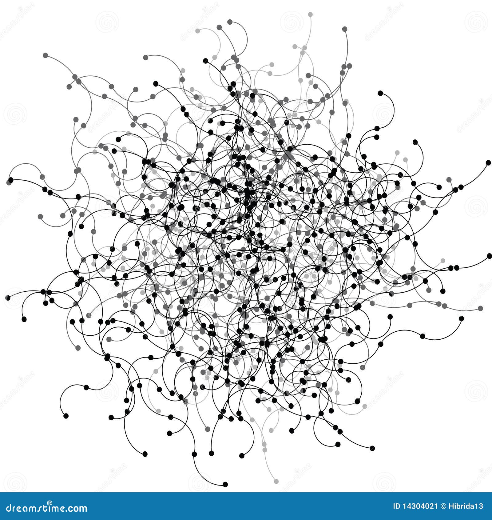 Black network stock illustration. Illustration of modern - 14304021