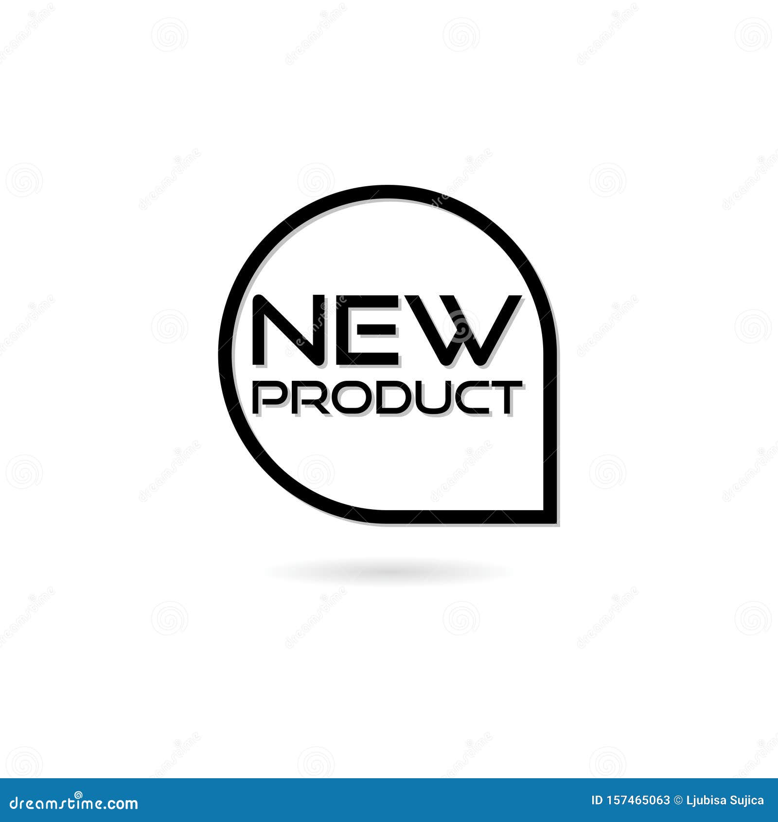 Black New Product Badge Sign Stock Vector - Illustration of information ...