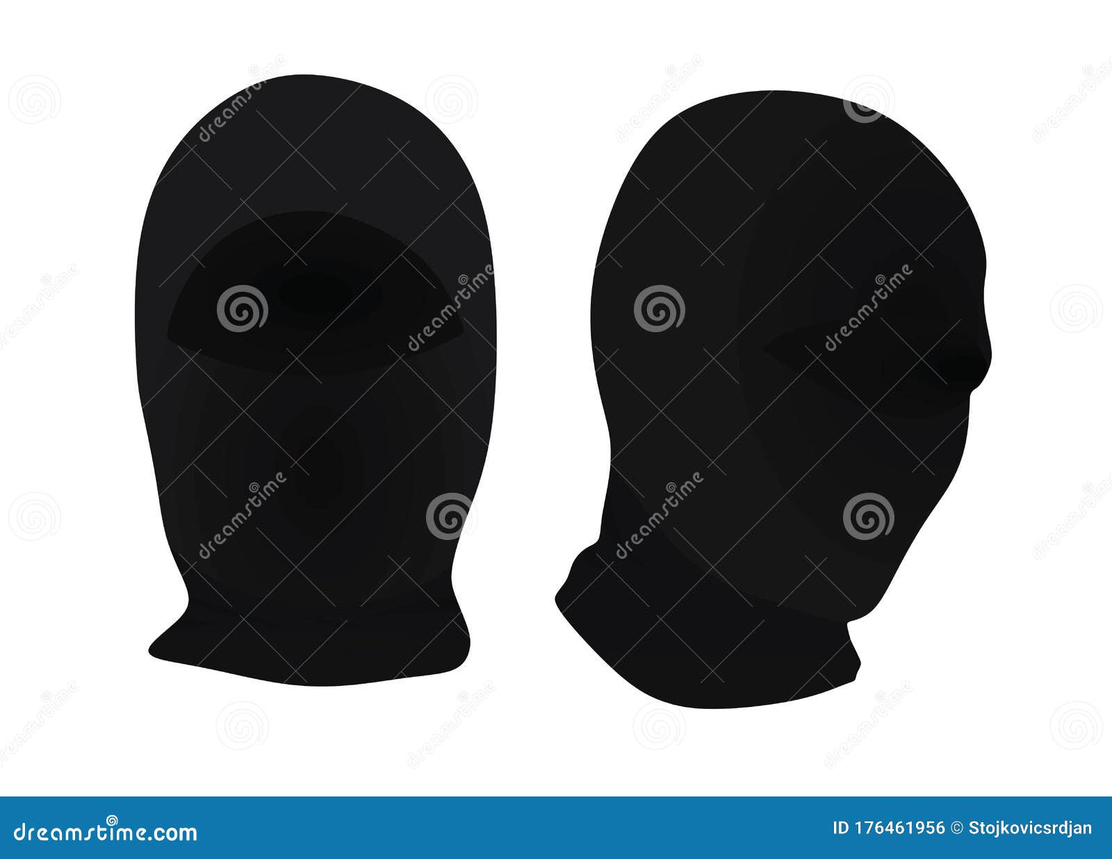 Ninja Mask Icon, Icon Cartoon Vector Illustration | CartoonDealer.com ...