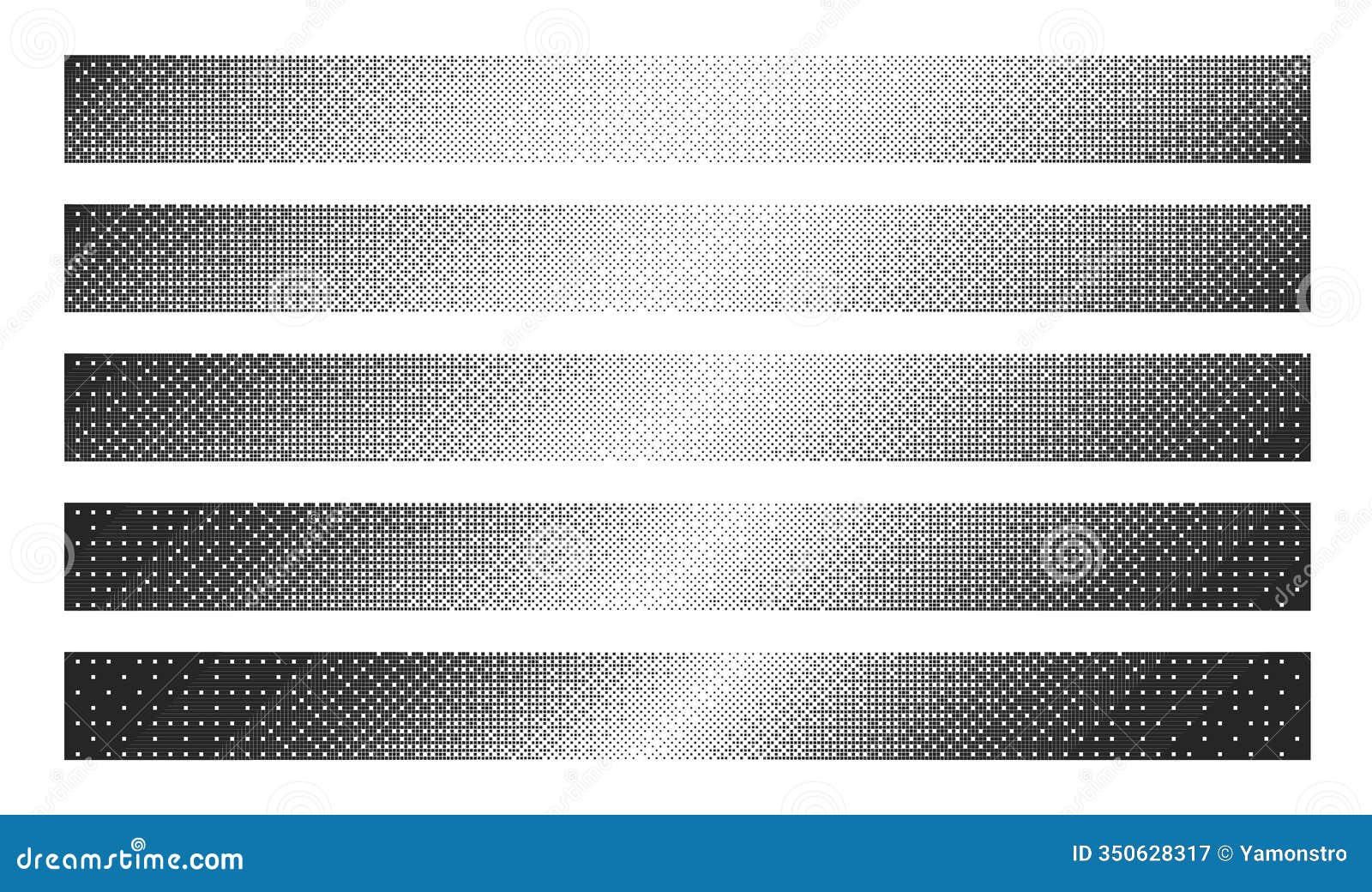 Black Noise Bitmap Dither Linear Slanted Gradients with Various Density ...