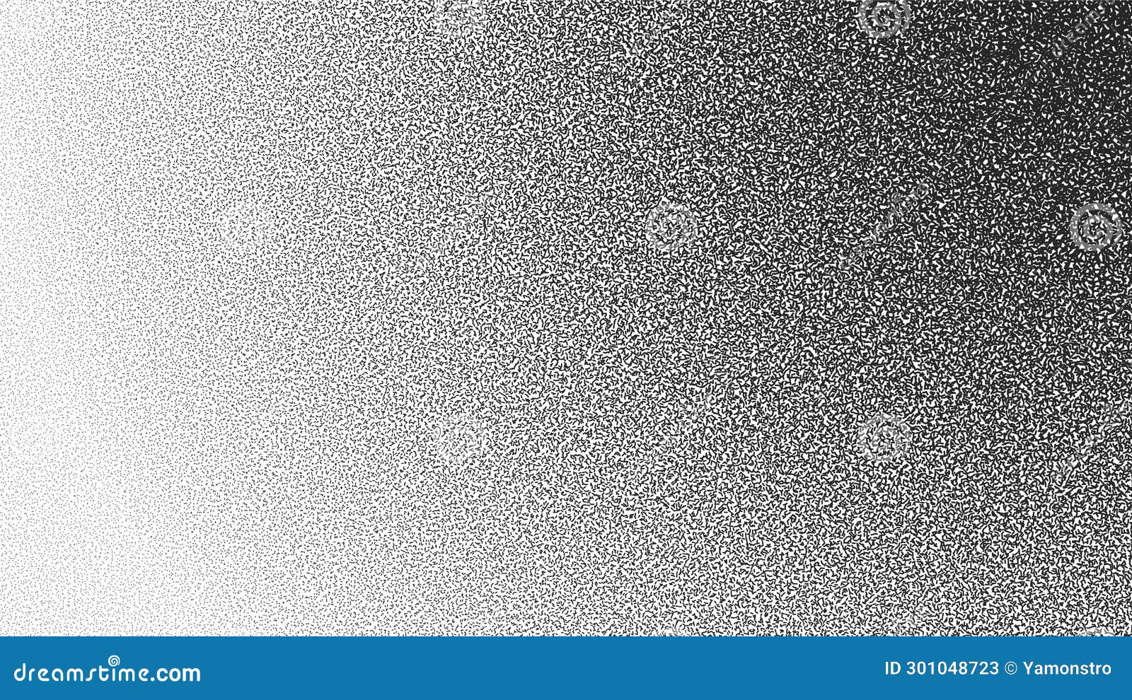 Black Noise Stippled Halftone Gradient Vector Radial Texture Abstract ...