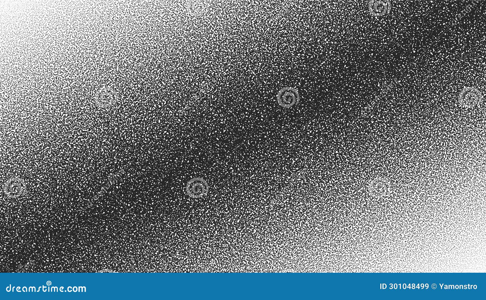 Black Noise Stippled Halftone Gradient Vector Slanted Border Abstract ...