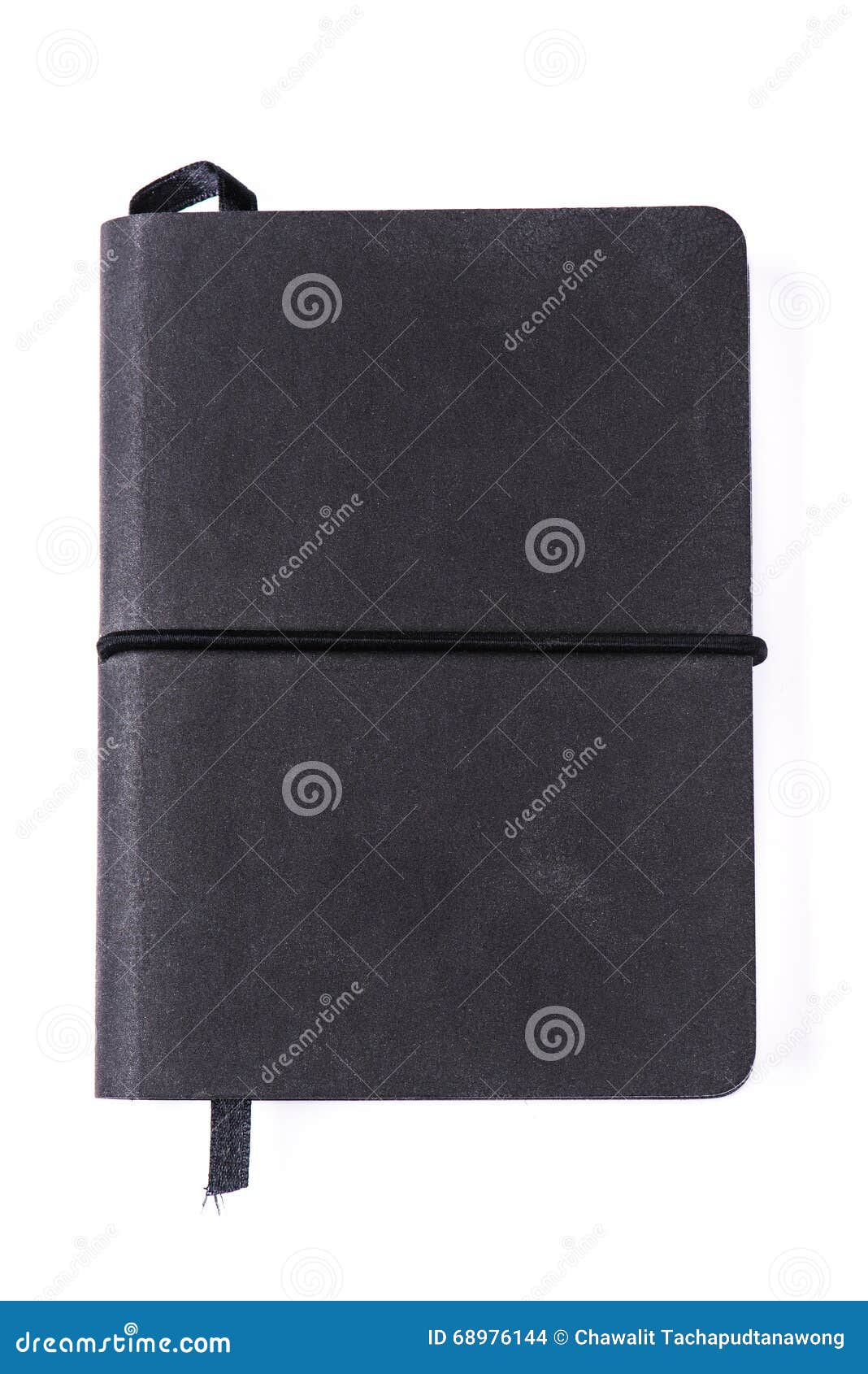 Black Note Book Isolated on White Background Stock Photo - Image of ...