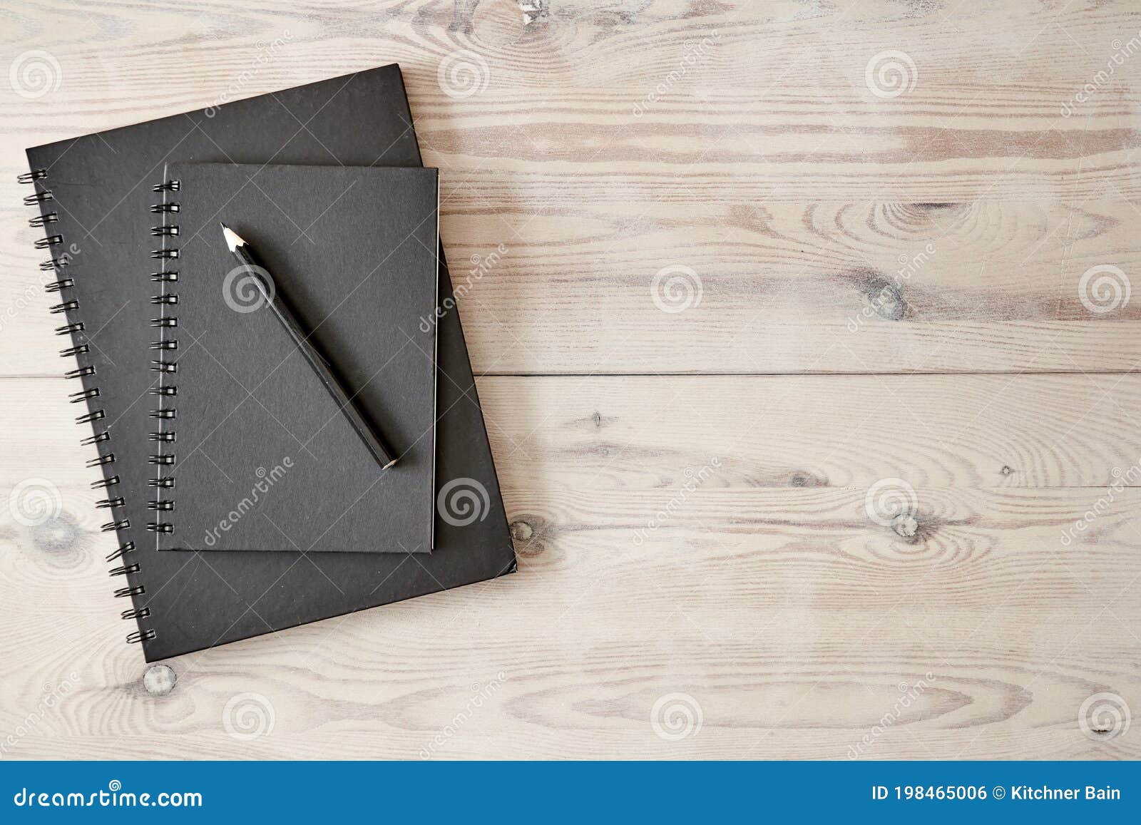 Black Note Book stock photo. Image of print, cover, empty - 198465006