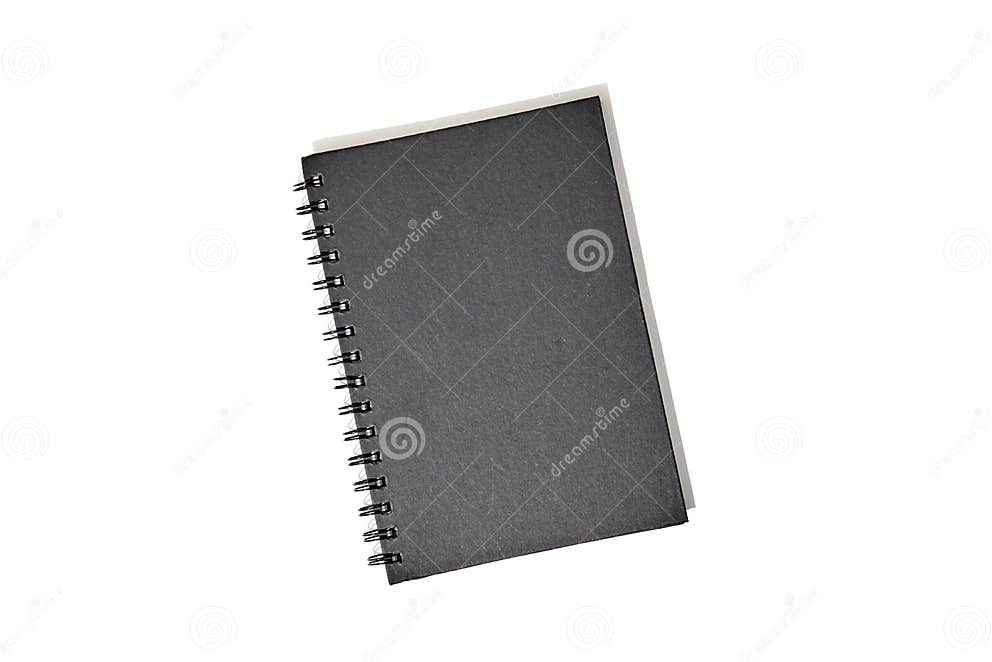 Black Note Book stock image. Image of copy, background - 198465037