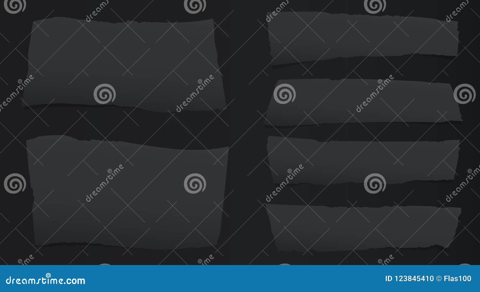 Black Note, Notebook Paper Pieces with Torn Edges Stuck on Black ... Black Note, Notebook Paper Pieces with Torn Edges Stuck on Black ...