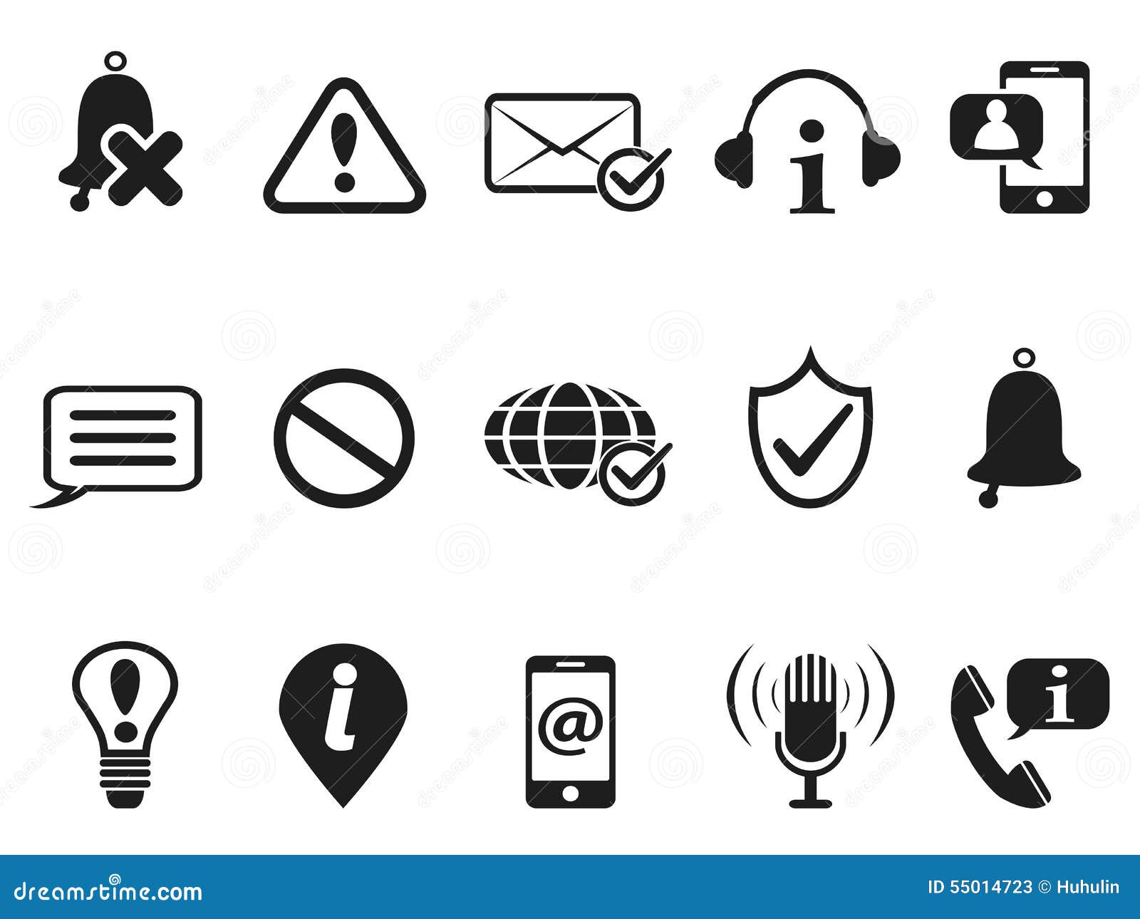 Information Icons. Stop Prohibition Symbol. Vector Illustration ...