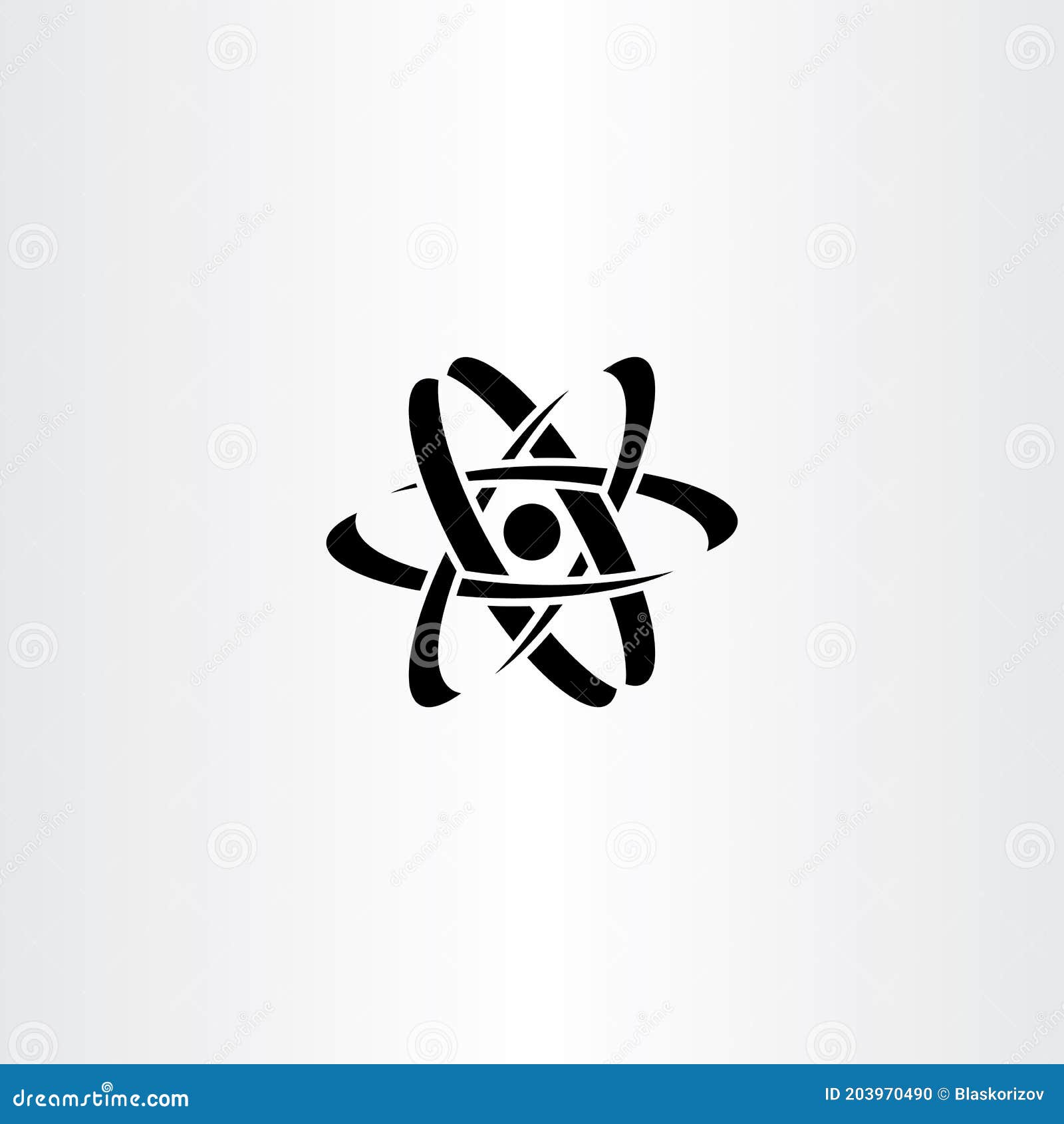 Nucleus Symbol For Scientists Cartoon Vector | CartoonDealer.com #177897961