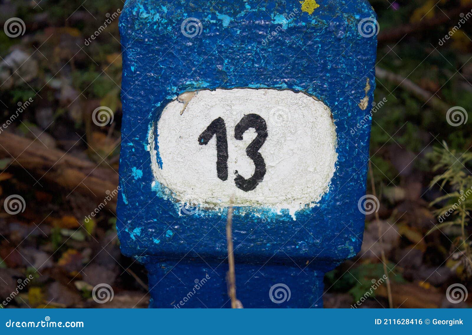 Black Number 13 on White Backgorund Stock Photo - Image of address ...