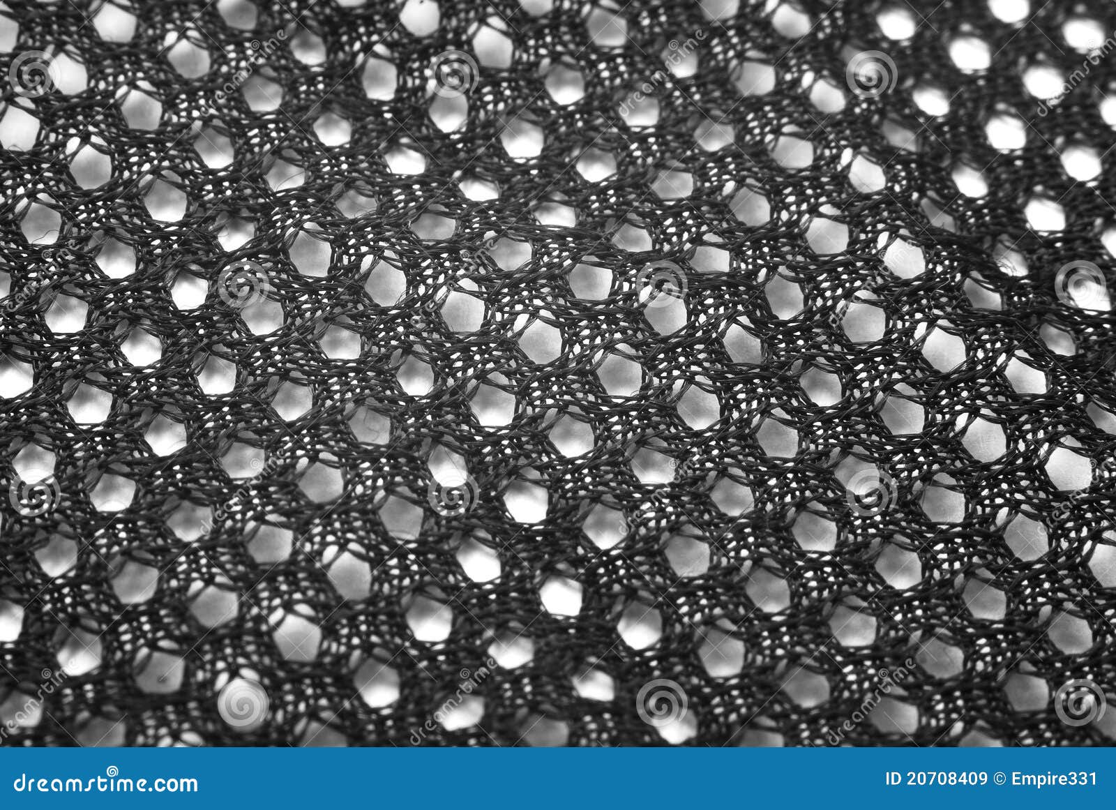 Black Nylon Mesh Fabric