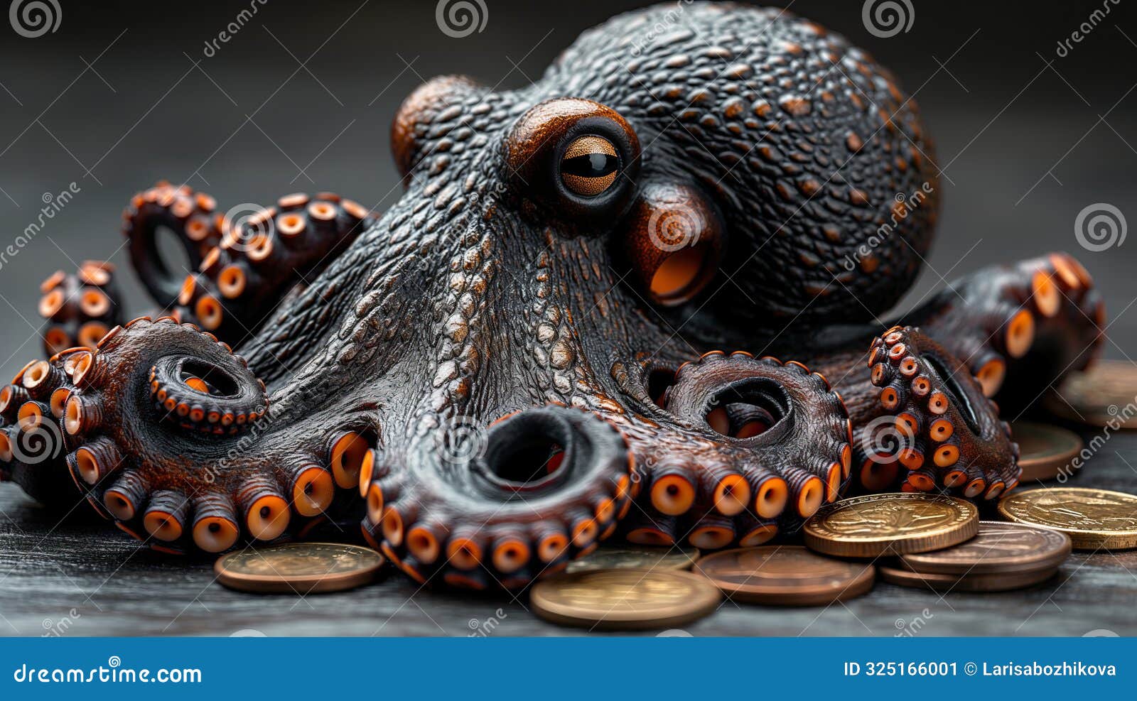 Set Black Octopus, Devilfish Or Poulpe Sign Icon On White Background ...