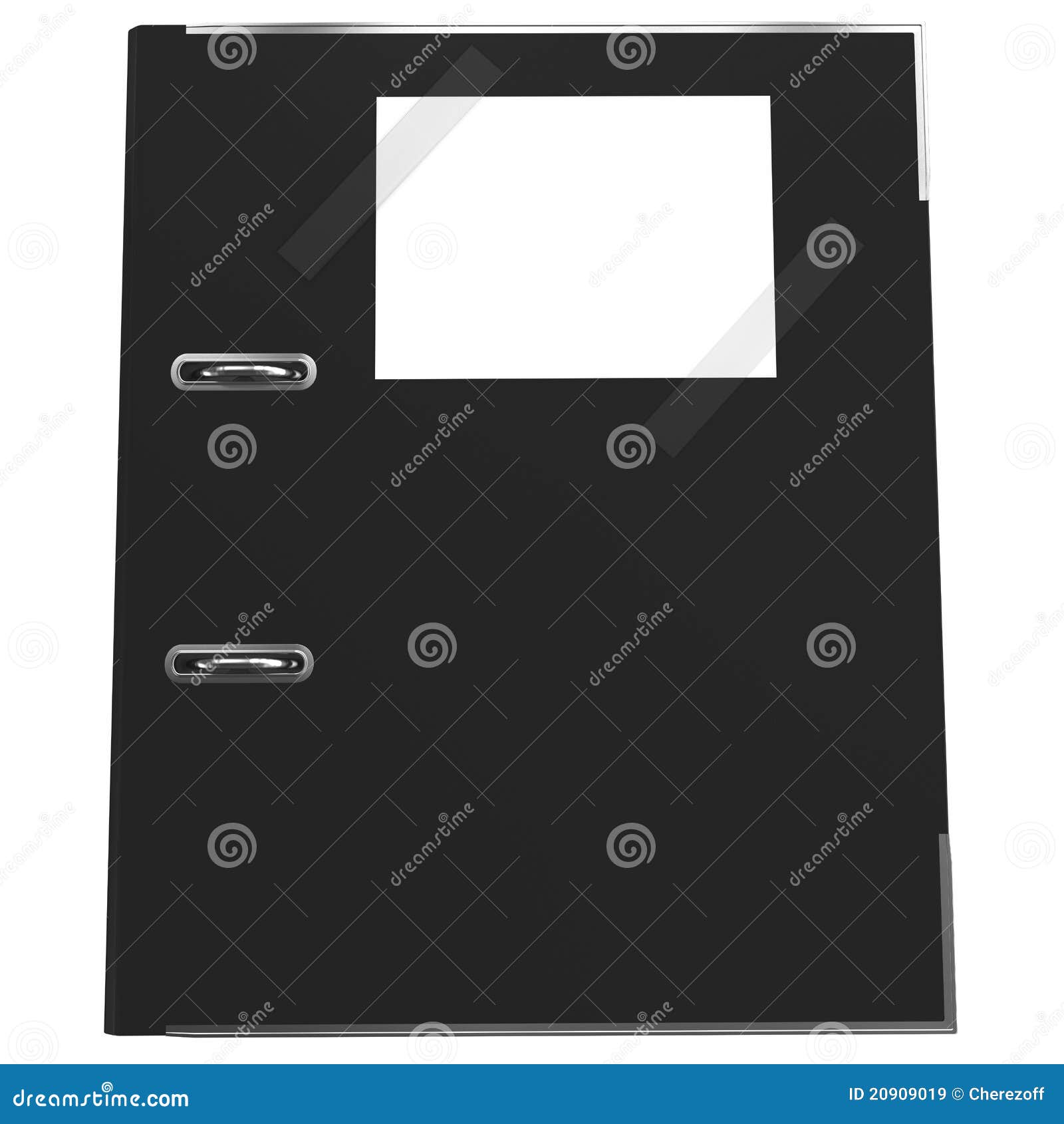 Black Office Folder for Papers Stock Illustration - Illustration of ...