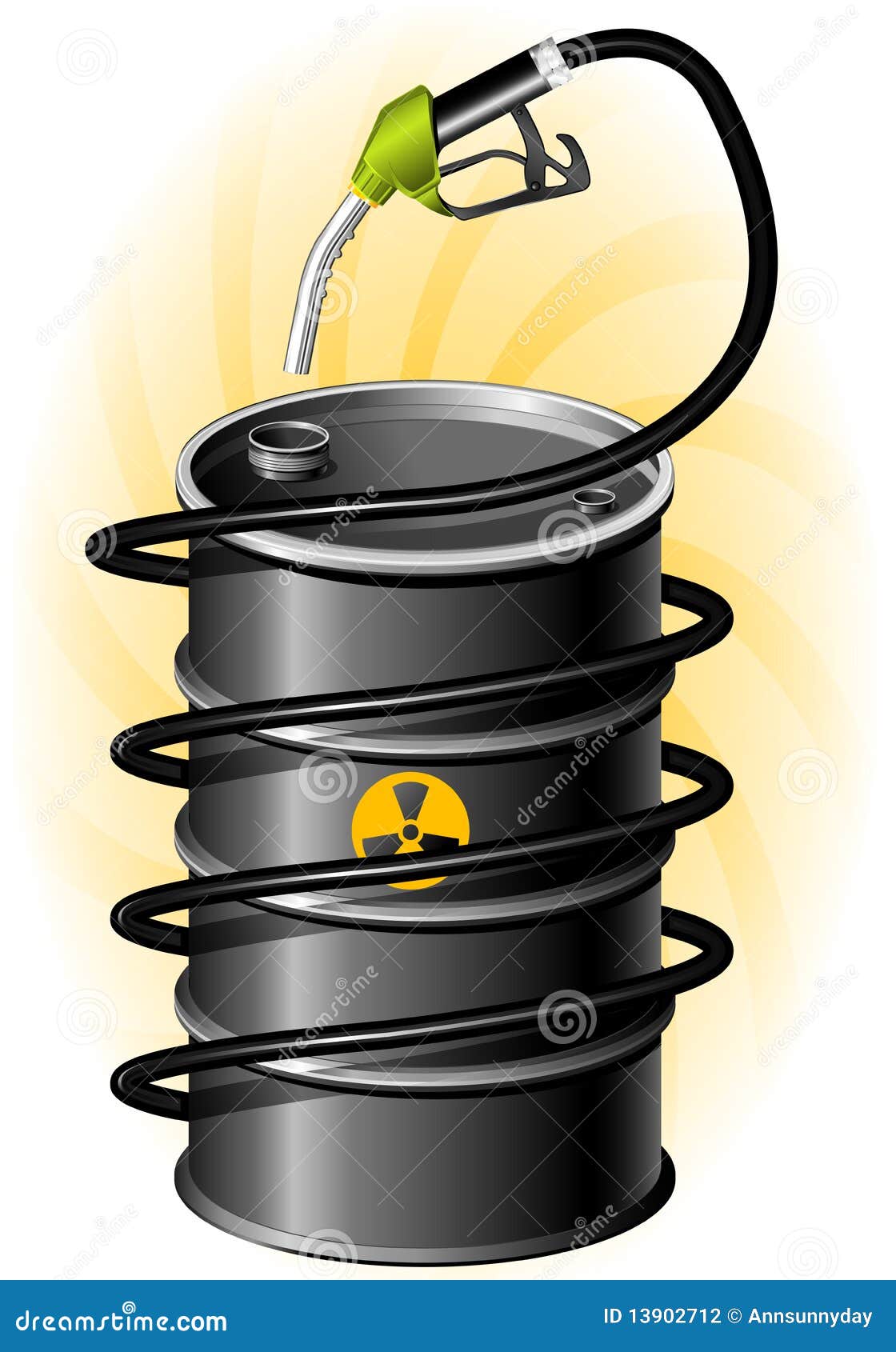 Black Oil Drum and Fuel Pump Stock Vector - Illustration of rubber ...