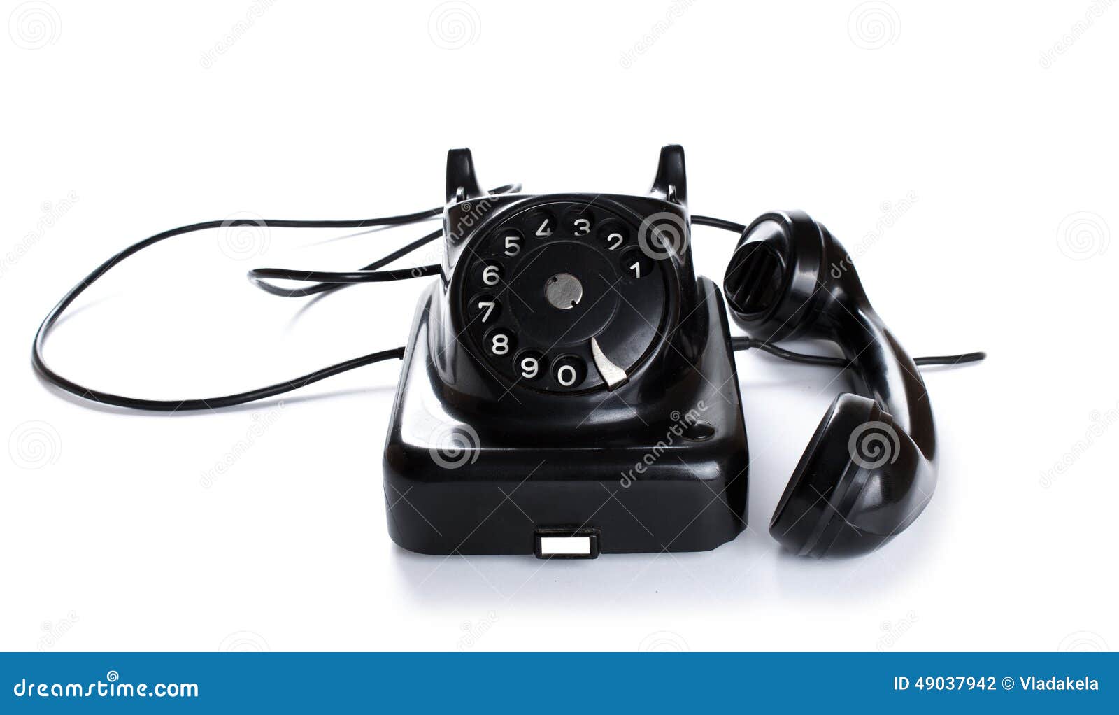 Classic Telephone From The Eighties Stock Photo | CartoonDealer.com ...