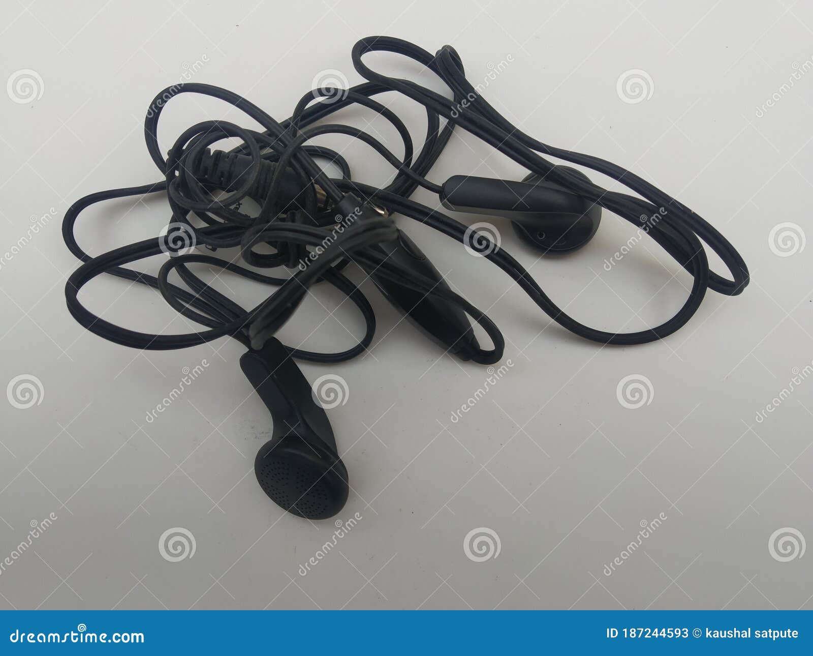 Black Old Indian Style Headfone / Headset Stock Image - Image of indian ...