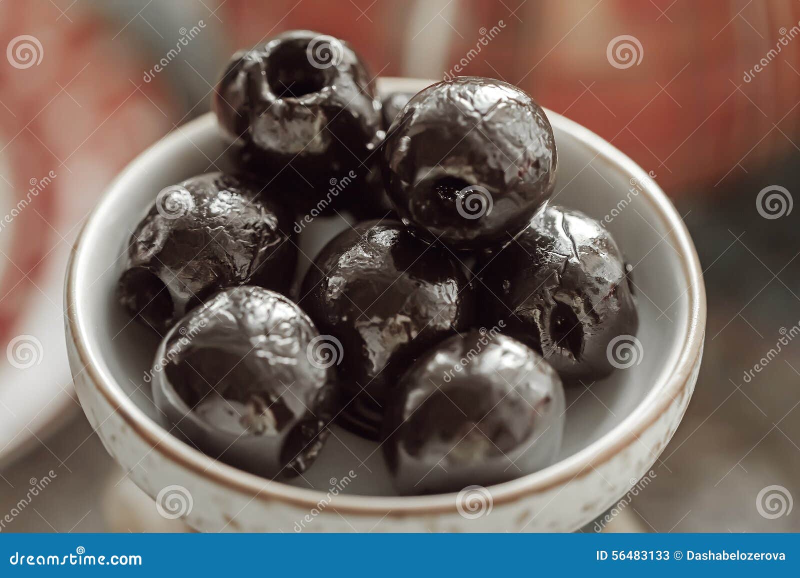 Black olives stock image. Image of nature, crockery, appetizer - 56483133