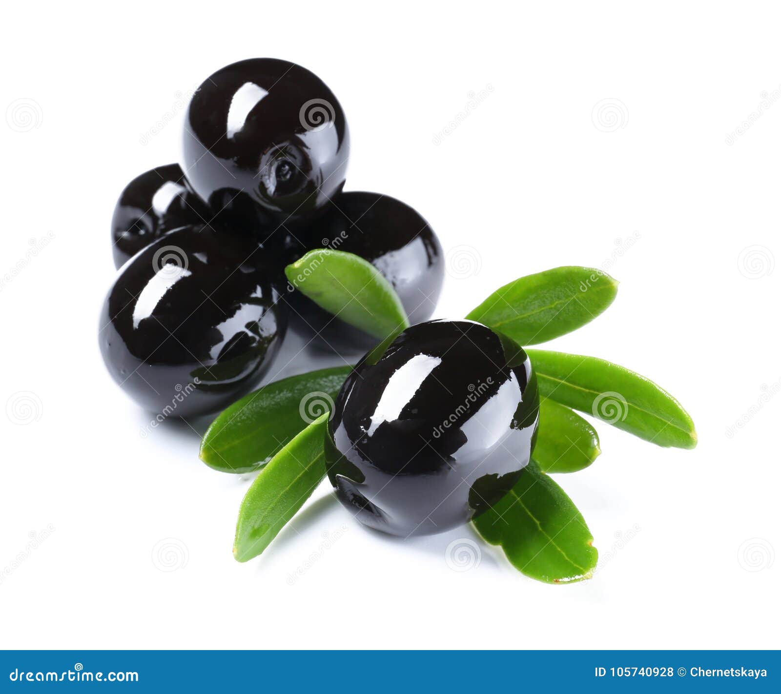 Black Olives with Leaves, Isolated Stock Photo - Image of black, juicy ...