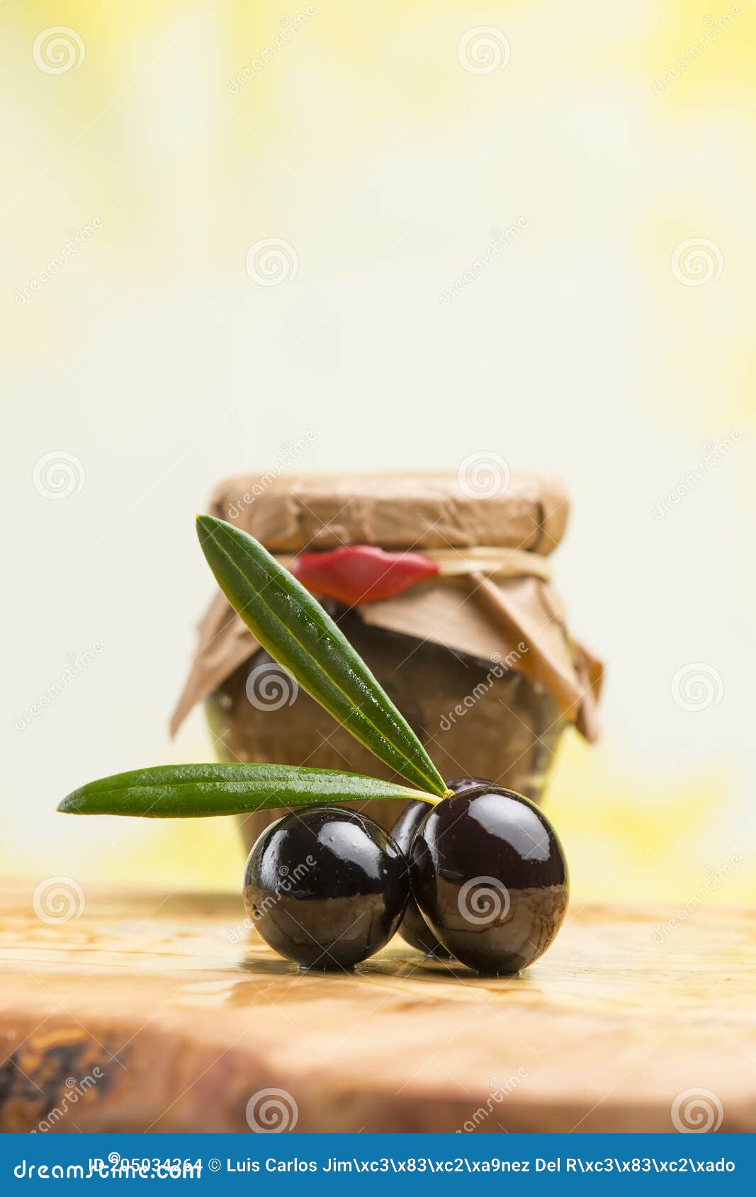 Black Olives and Olive Jam on the Olive Table Stock Photo - Image of ...
