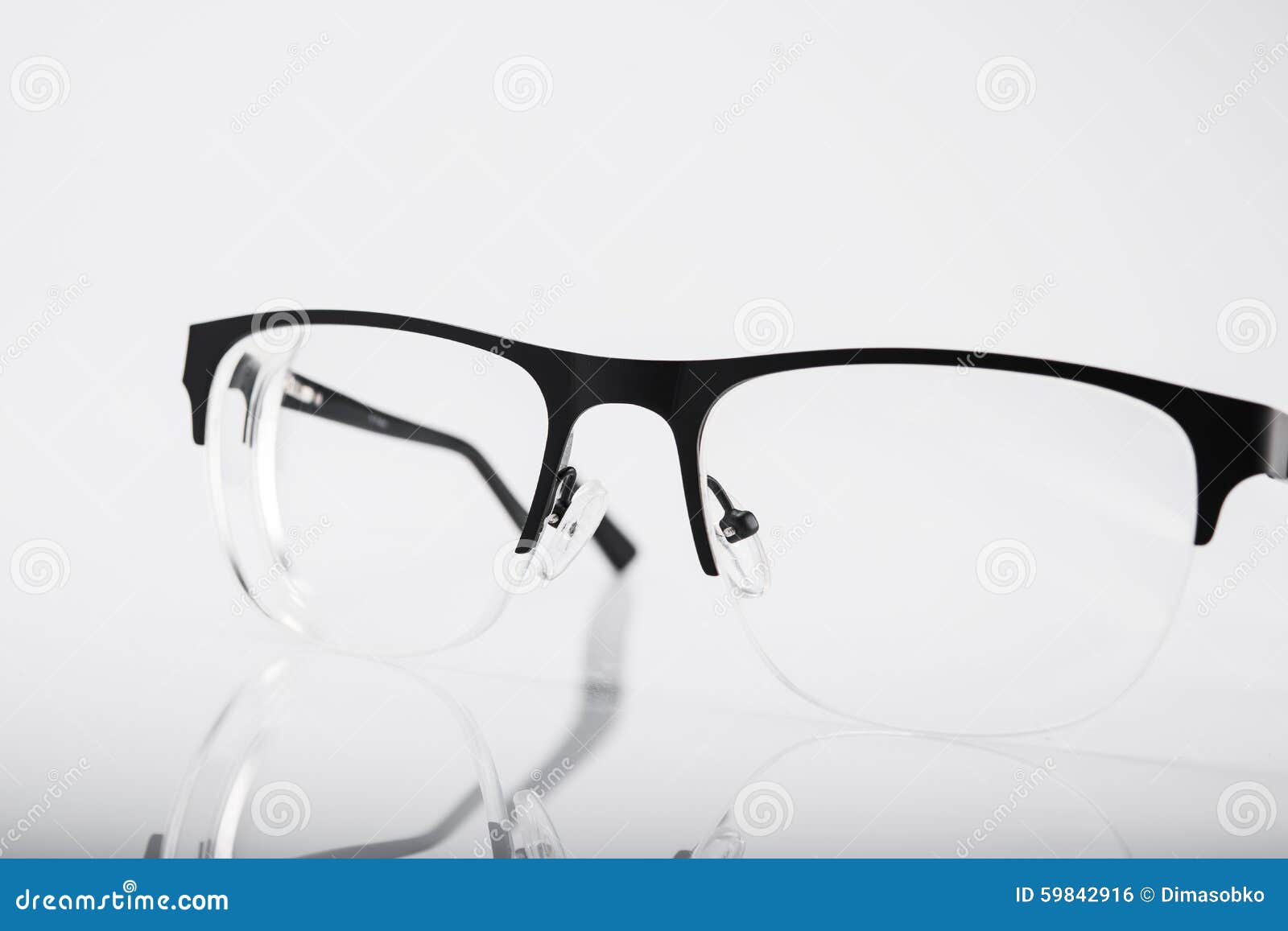 Black optician glasses stock photo. Image of fashion - 59842916