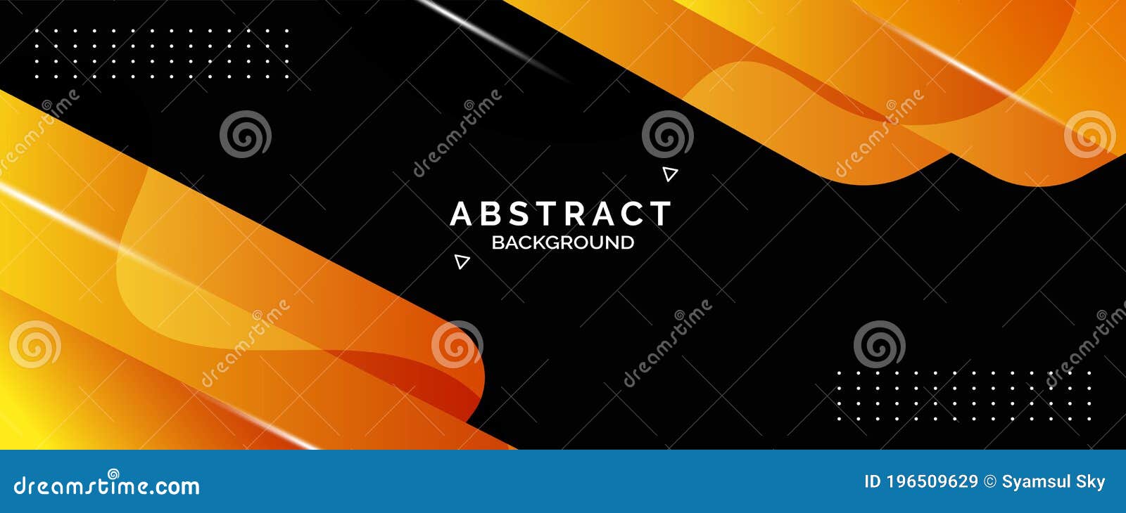 Orange Backgrounds And Abstract Concept Infographics Cartoon Vector ...