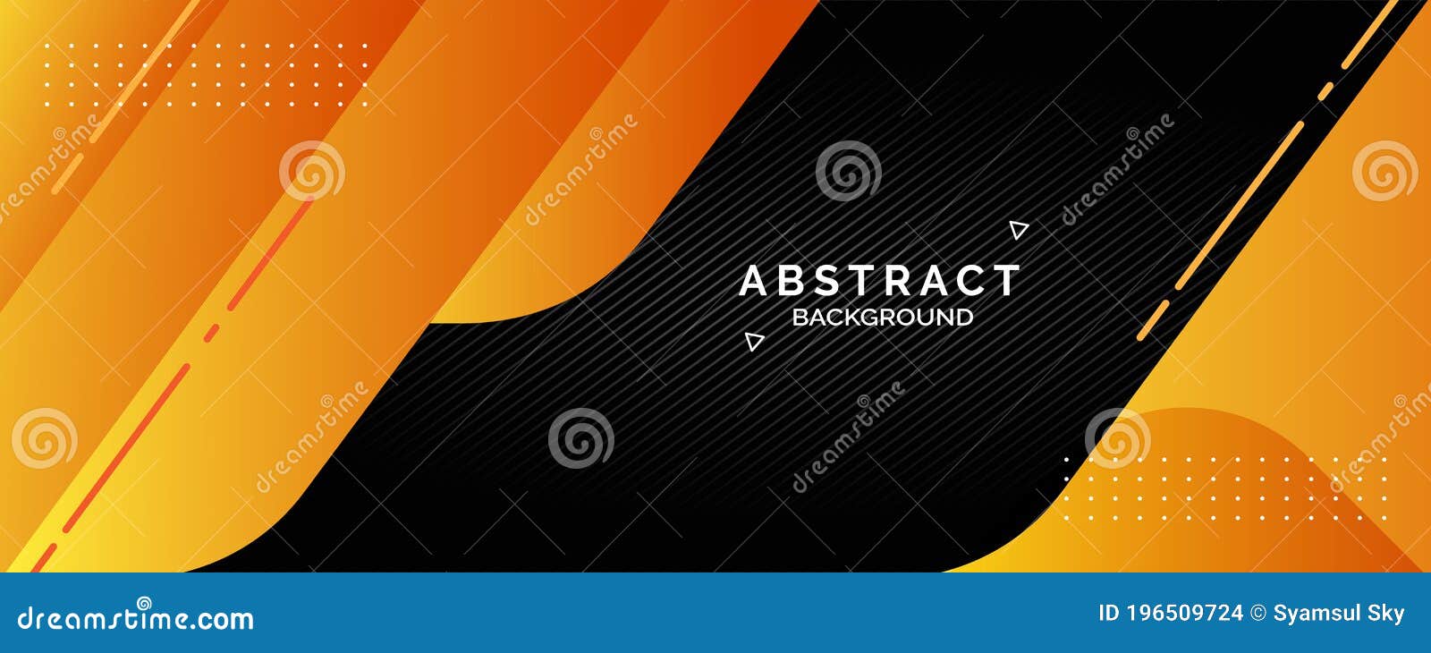 Orange Backgrounds And Abstract Concept Infographics Cartoon Vector ...