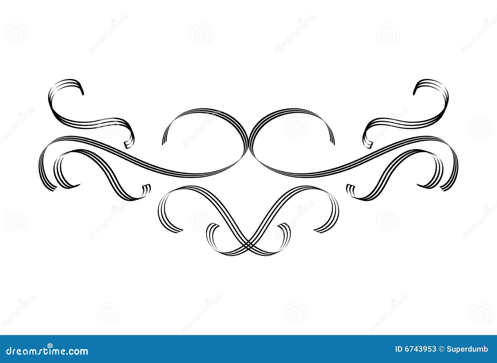 Black Ornament Pattern On White Background Royalty-Free Stock Image ...