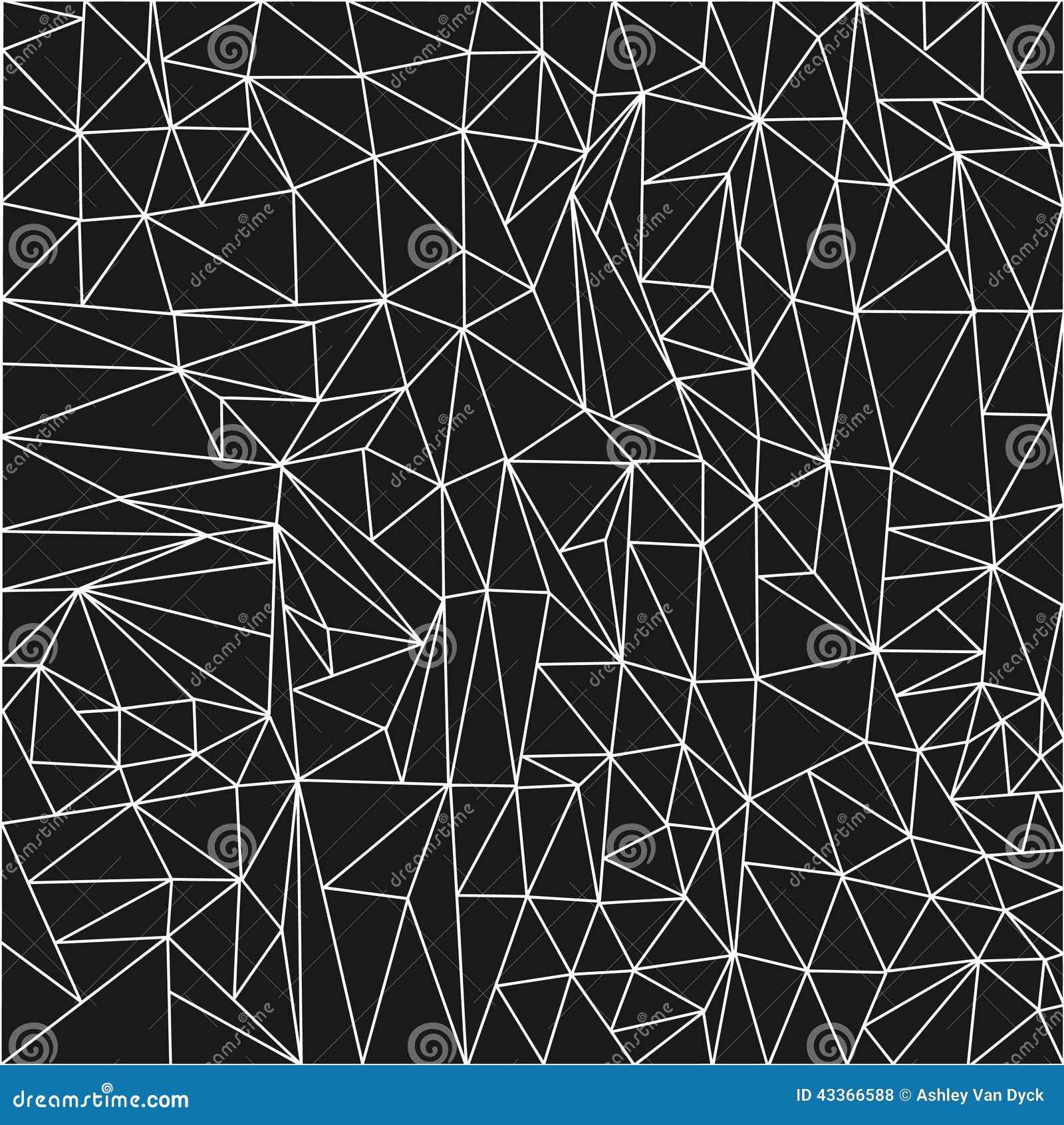 Black Outline Abstract Geometric Design Stock Vector - Illustration of ...