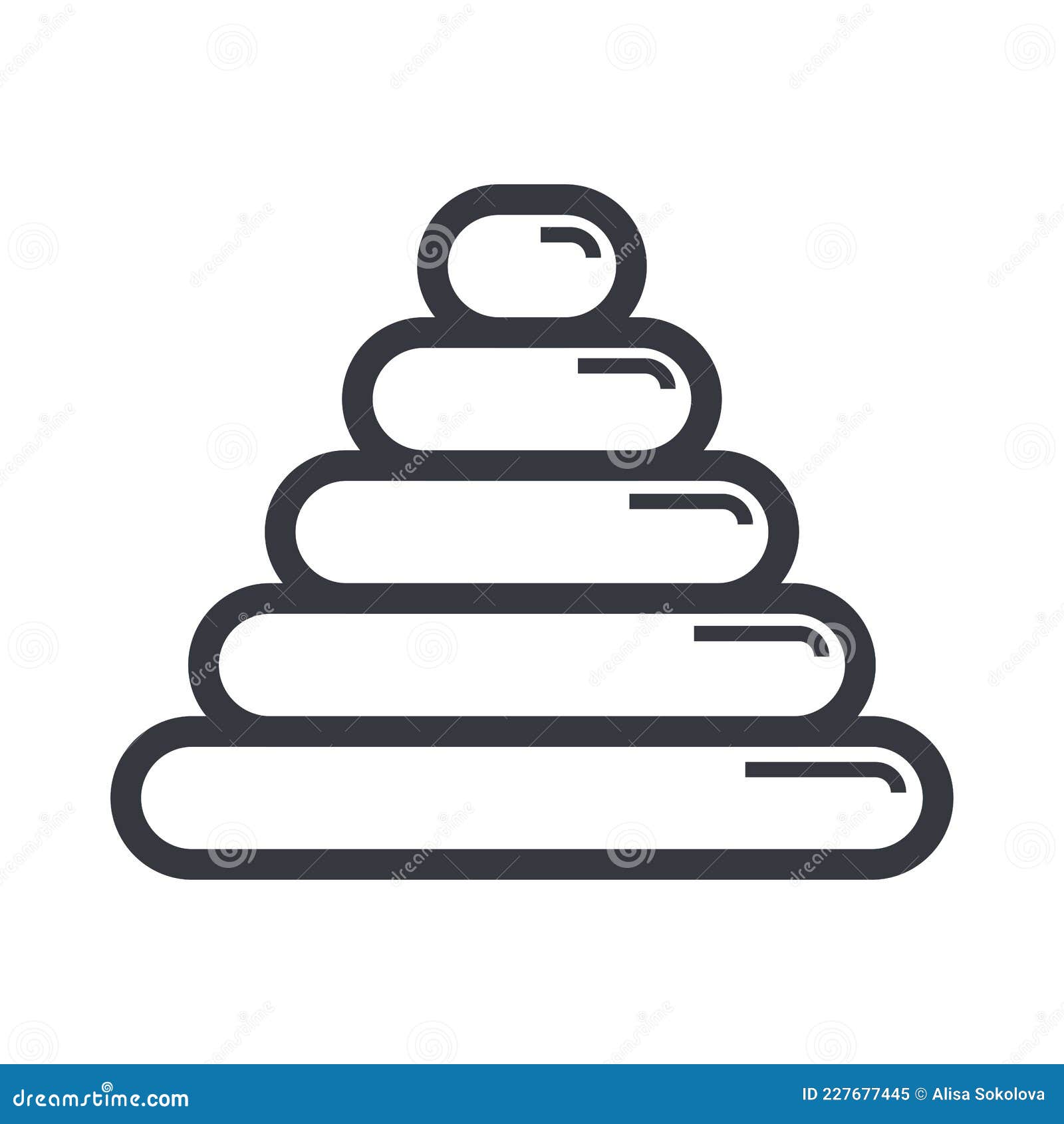 Knowledge Pyramid Hierarchy Illustration. Royalty-Free Cartoon ...