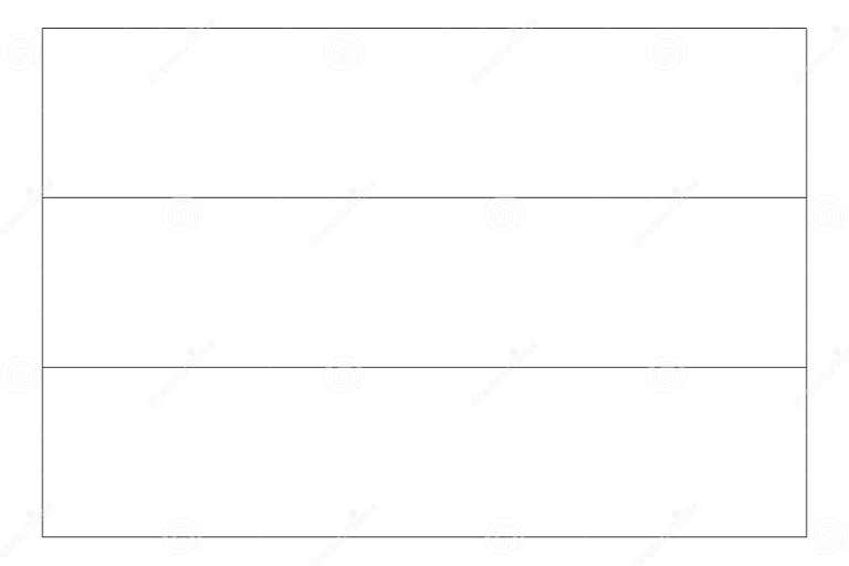 Black Outline Flag of Germany Stock Vector - Illustration of ensign ...