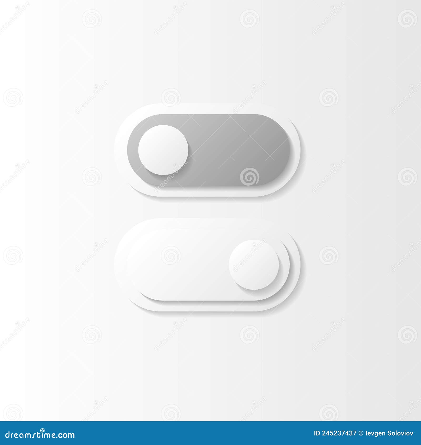 Black Outline Gradient Buttons Design Stock Vector - Illustration of ...