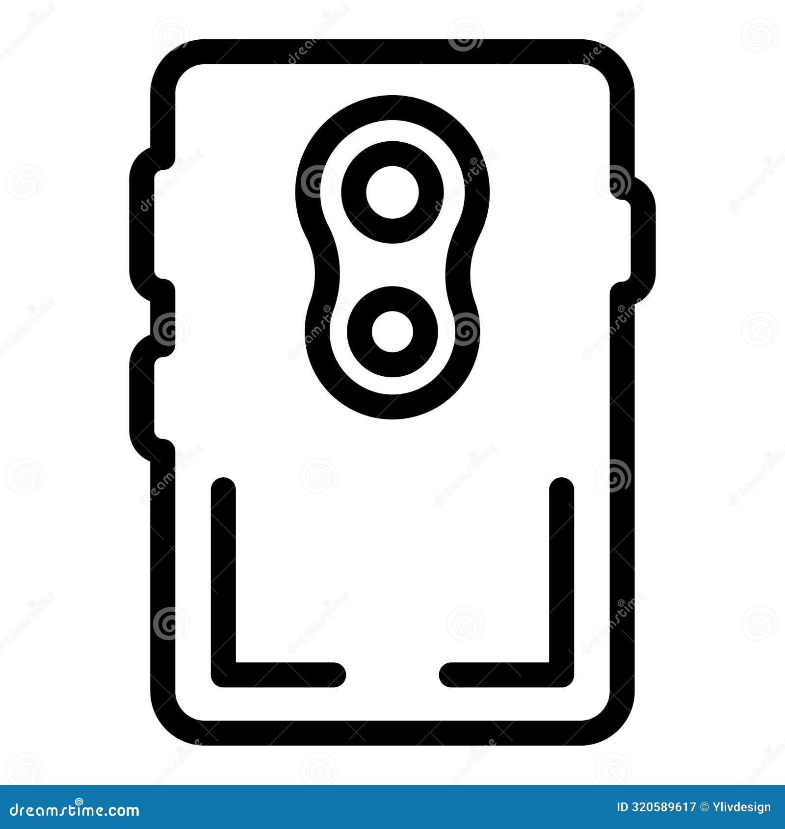 Black Outline of Hard Drive Icon Stock Illustration - Illustration of ...