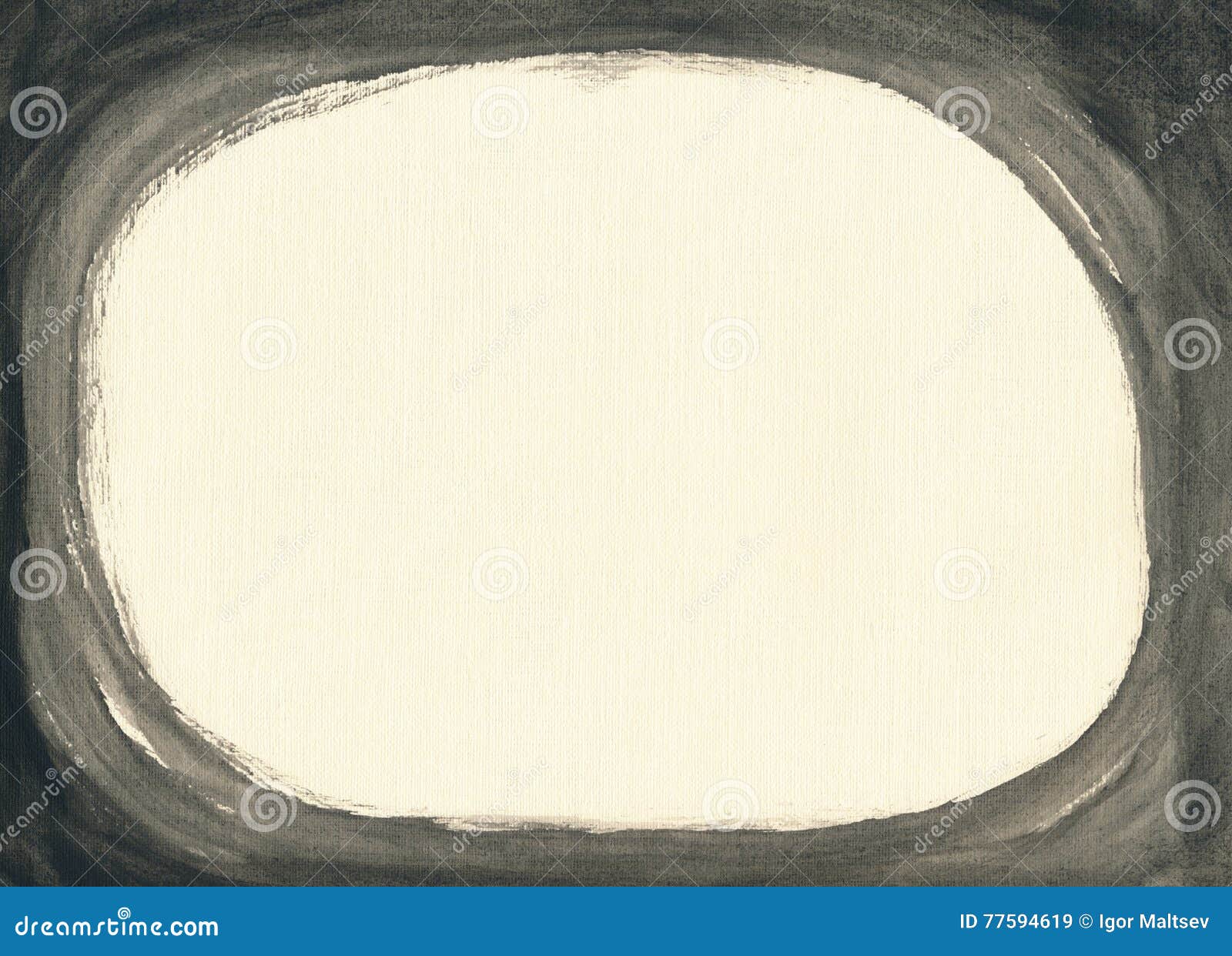 Black Oval Frame on Textured Paper Stock Illustration - Illustration of ...