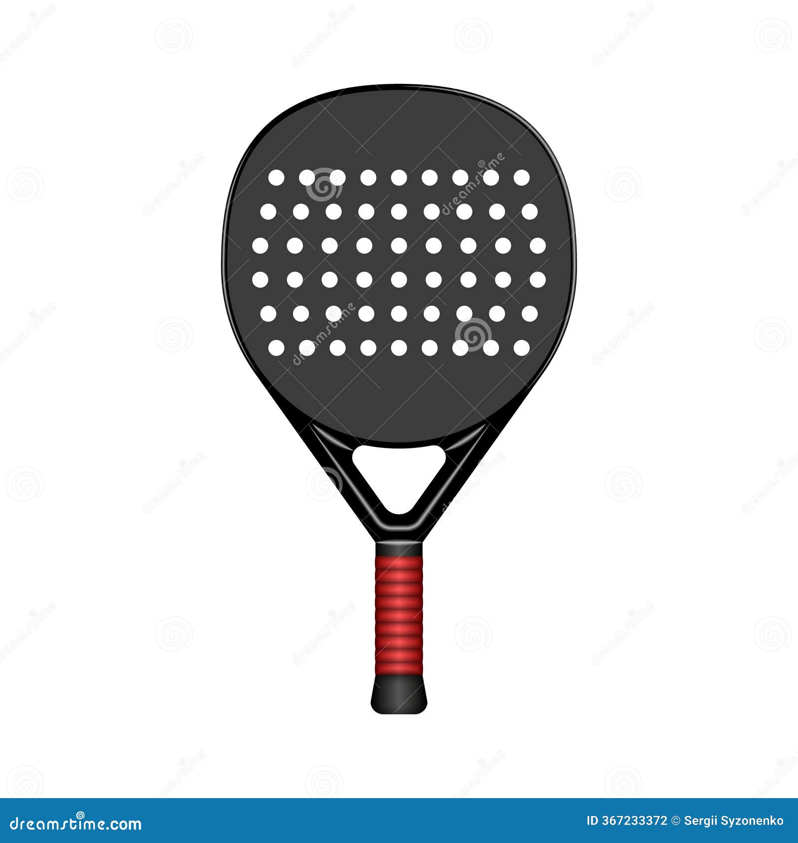 Padel Racket And Ball Design Illustration Cartoon Vector ...
